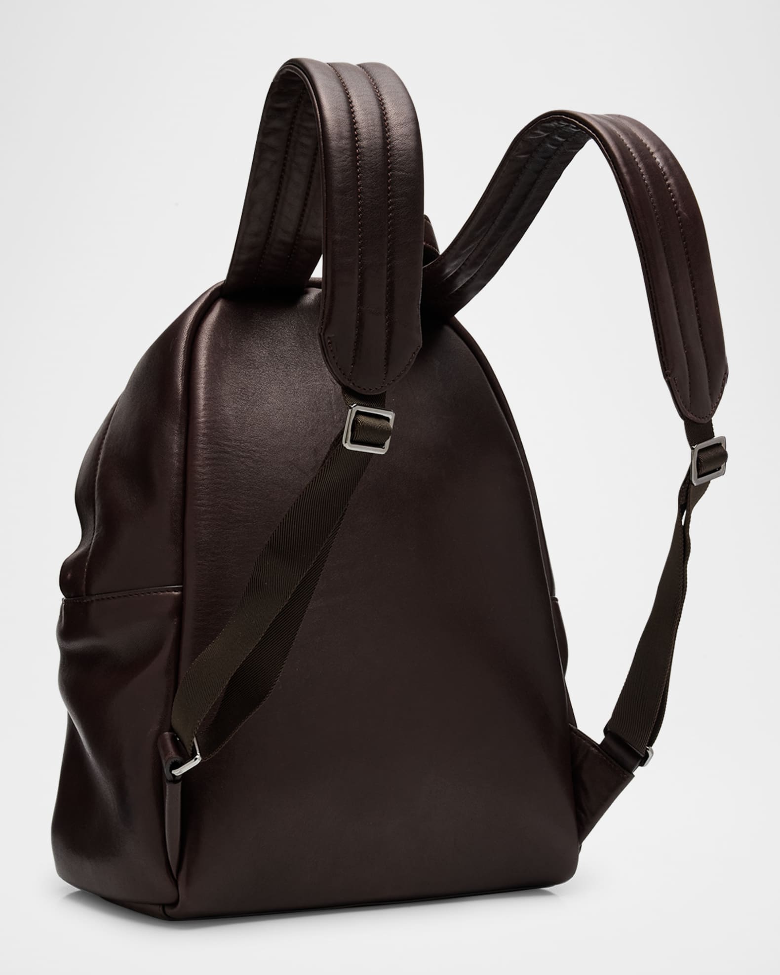 Brunello Cucinelli Monili Zip Leather Backpack | Neiman Marcus