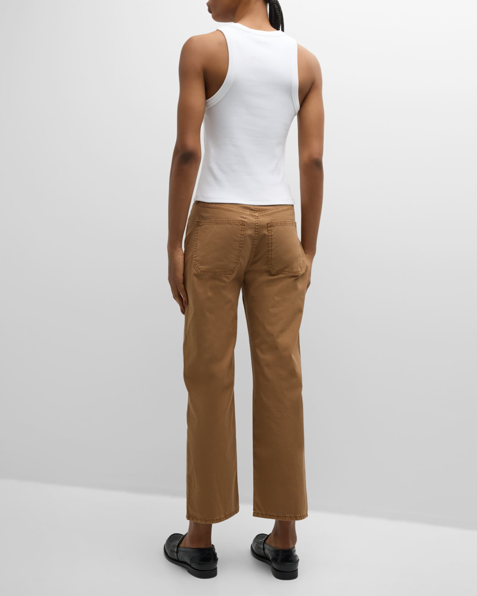 Veronica Beard Crosbie Cropped Wide-Leg Pants | Neiman Marcus