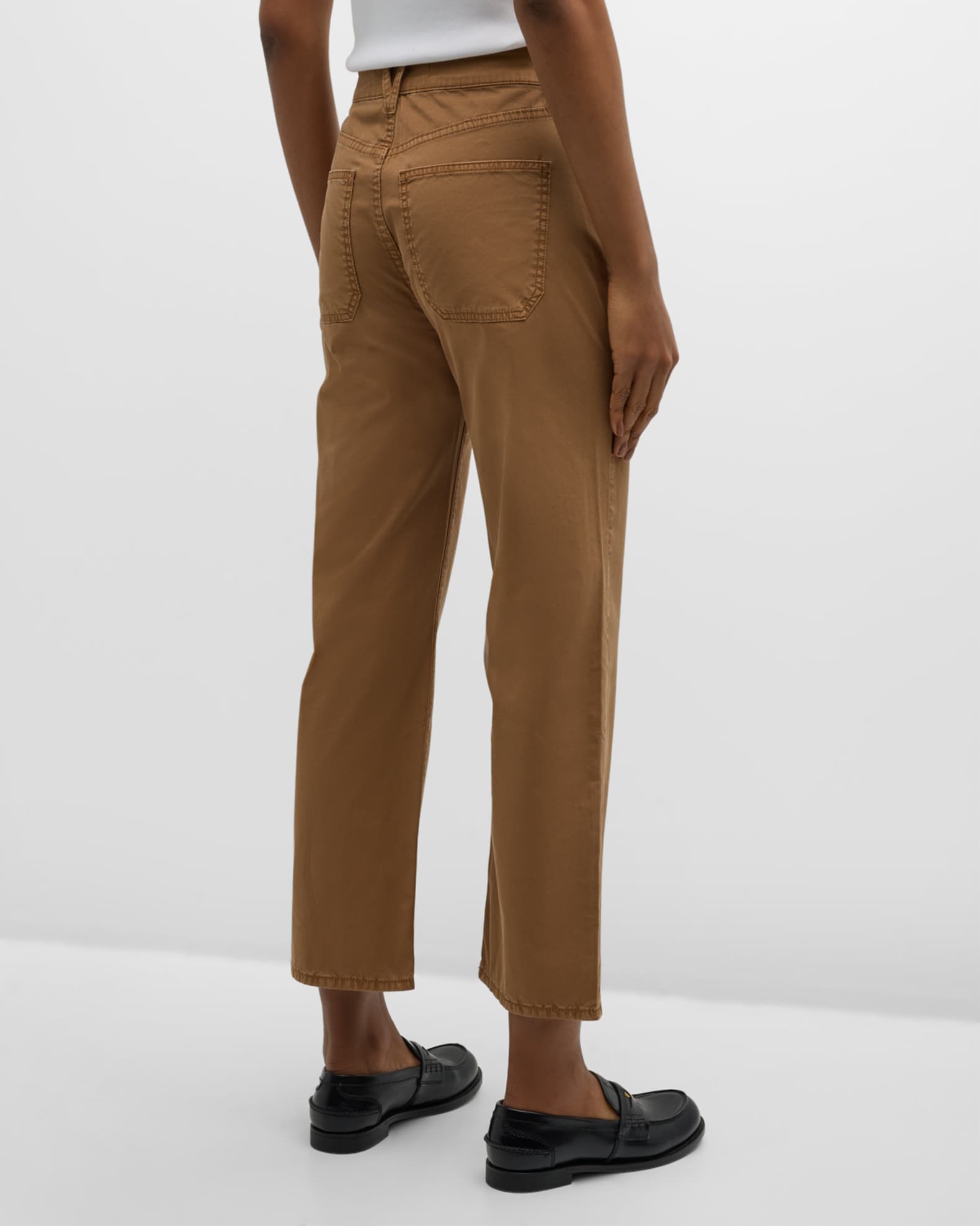 Veronica Beard Crosbie Cropped Wide-Leg Pants | Neiman Marcus