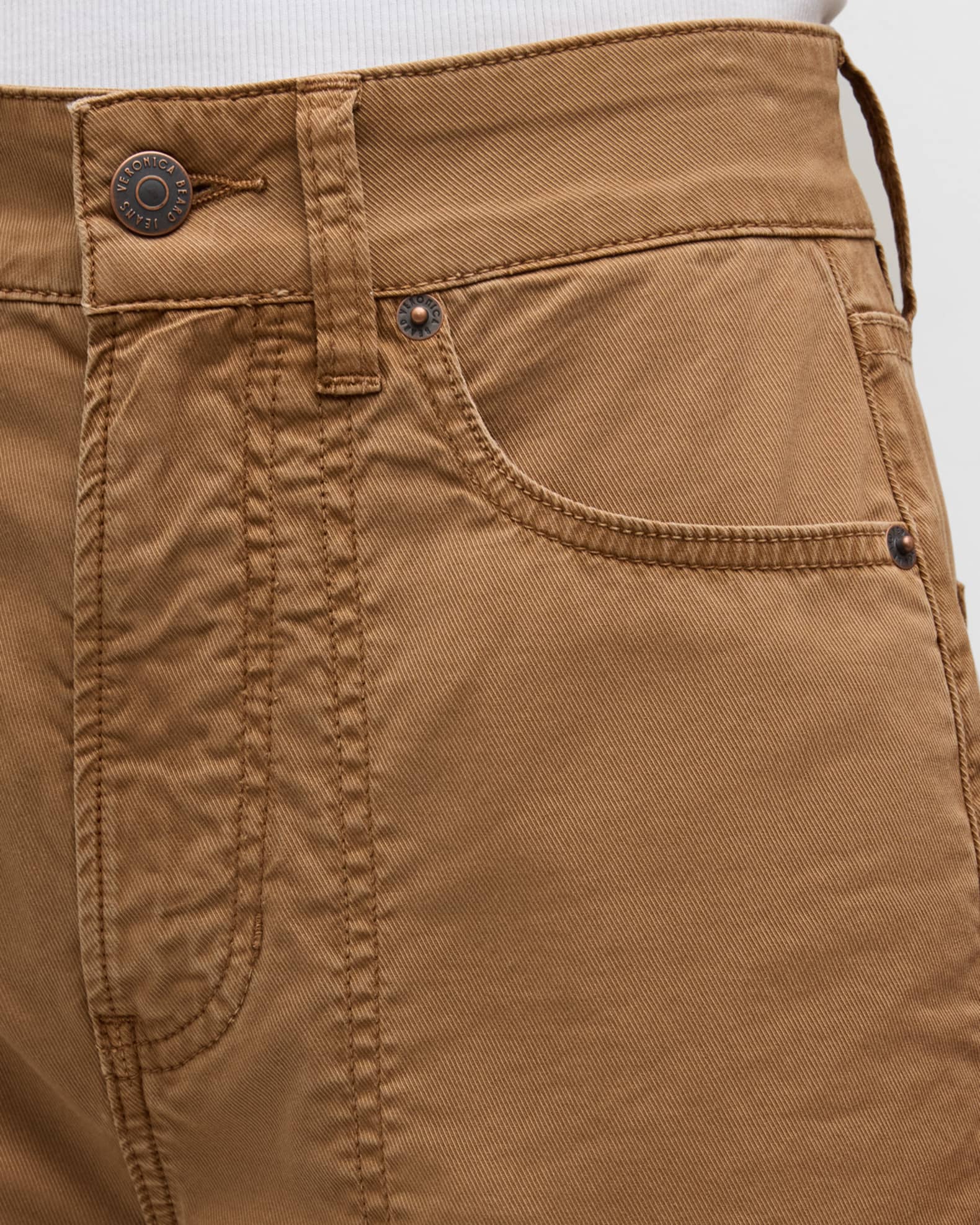 Veronica Beard Crosbie Cropped Wide-Leg Pants | Neiman Marcus