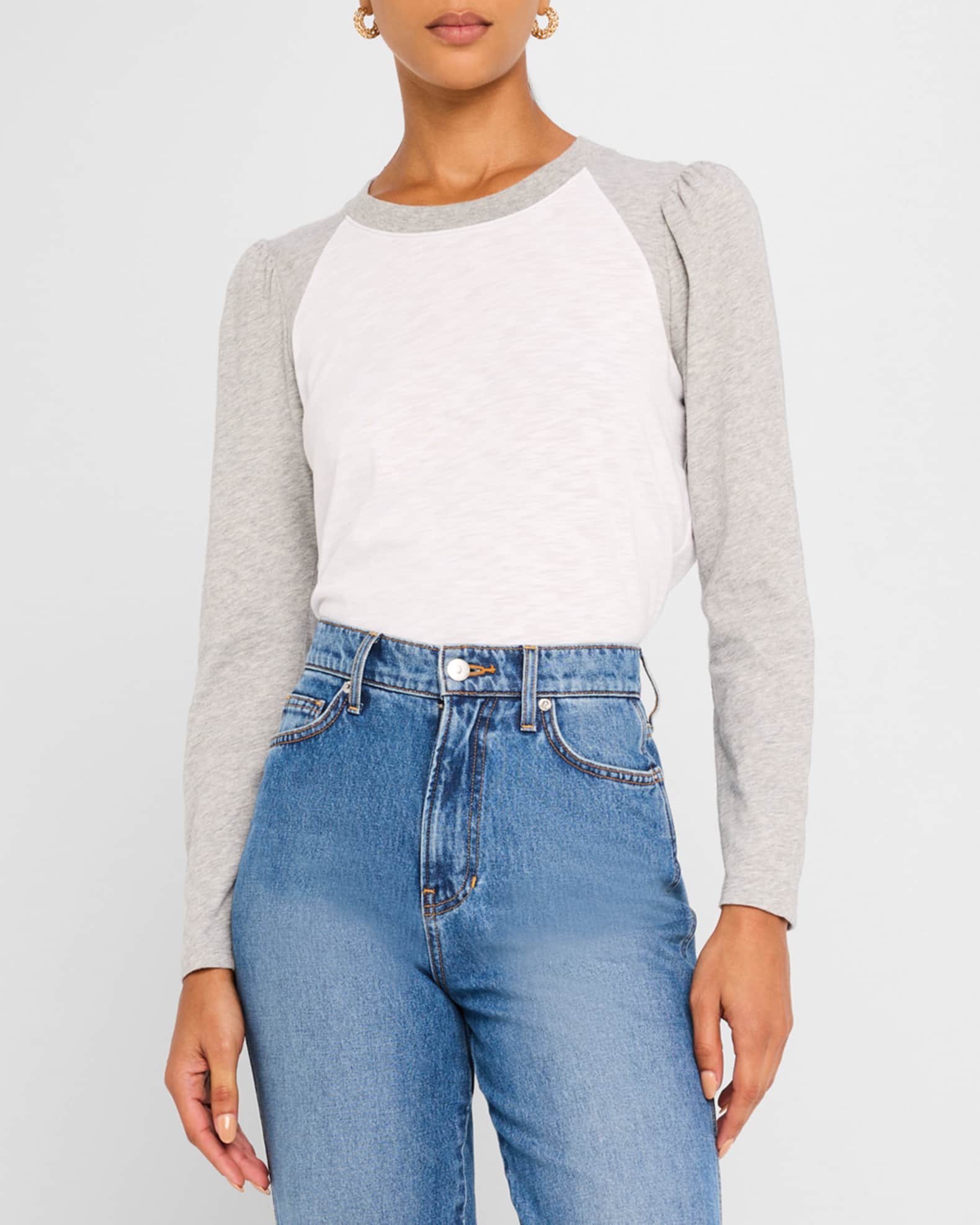 Veronica Beard Mason Baseball Tee | Neiman Marcus