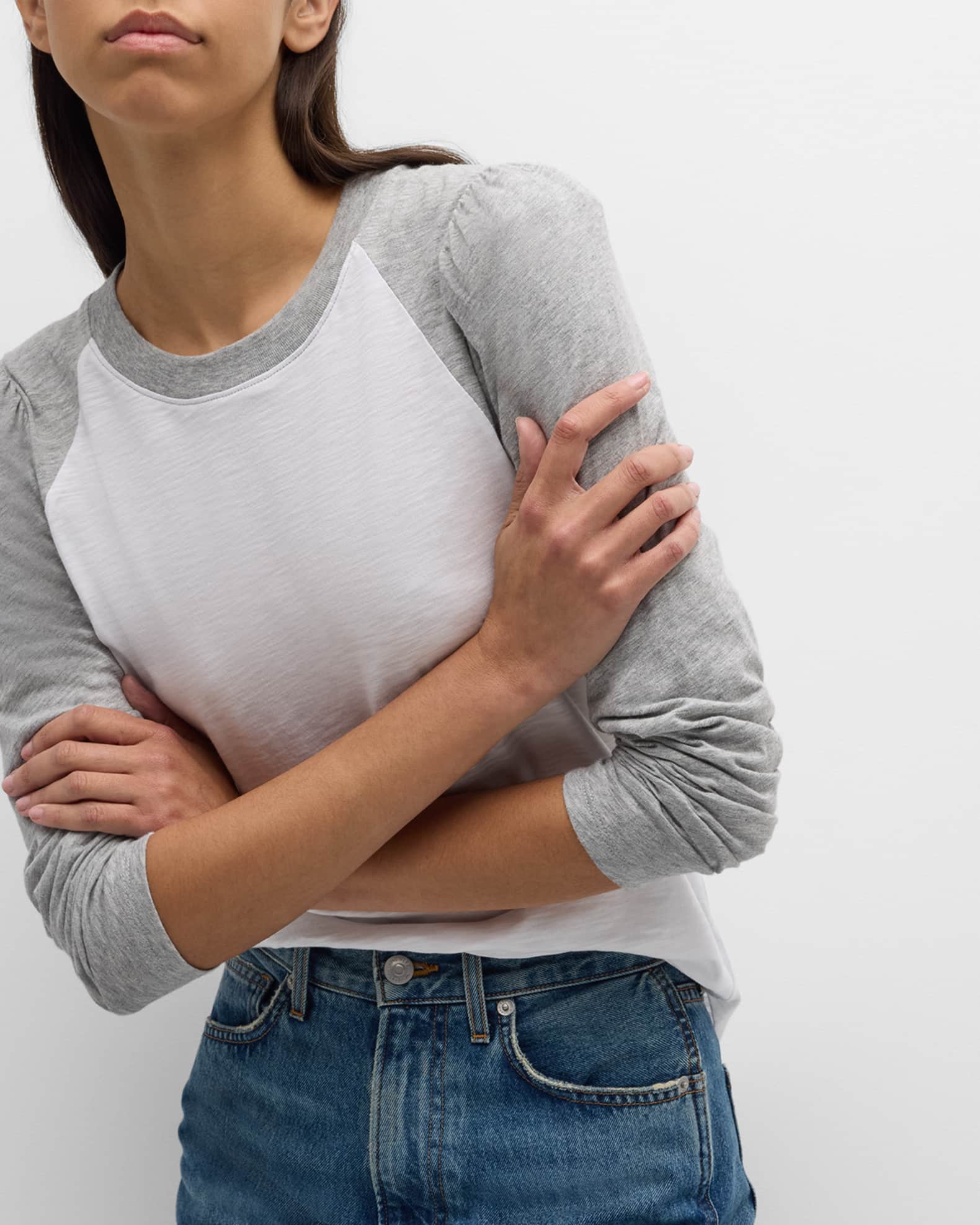 Veronica Beard Mason Baseball Tee | Neiman Marcus