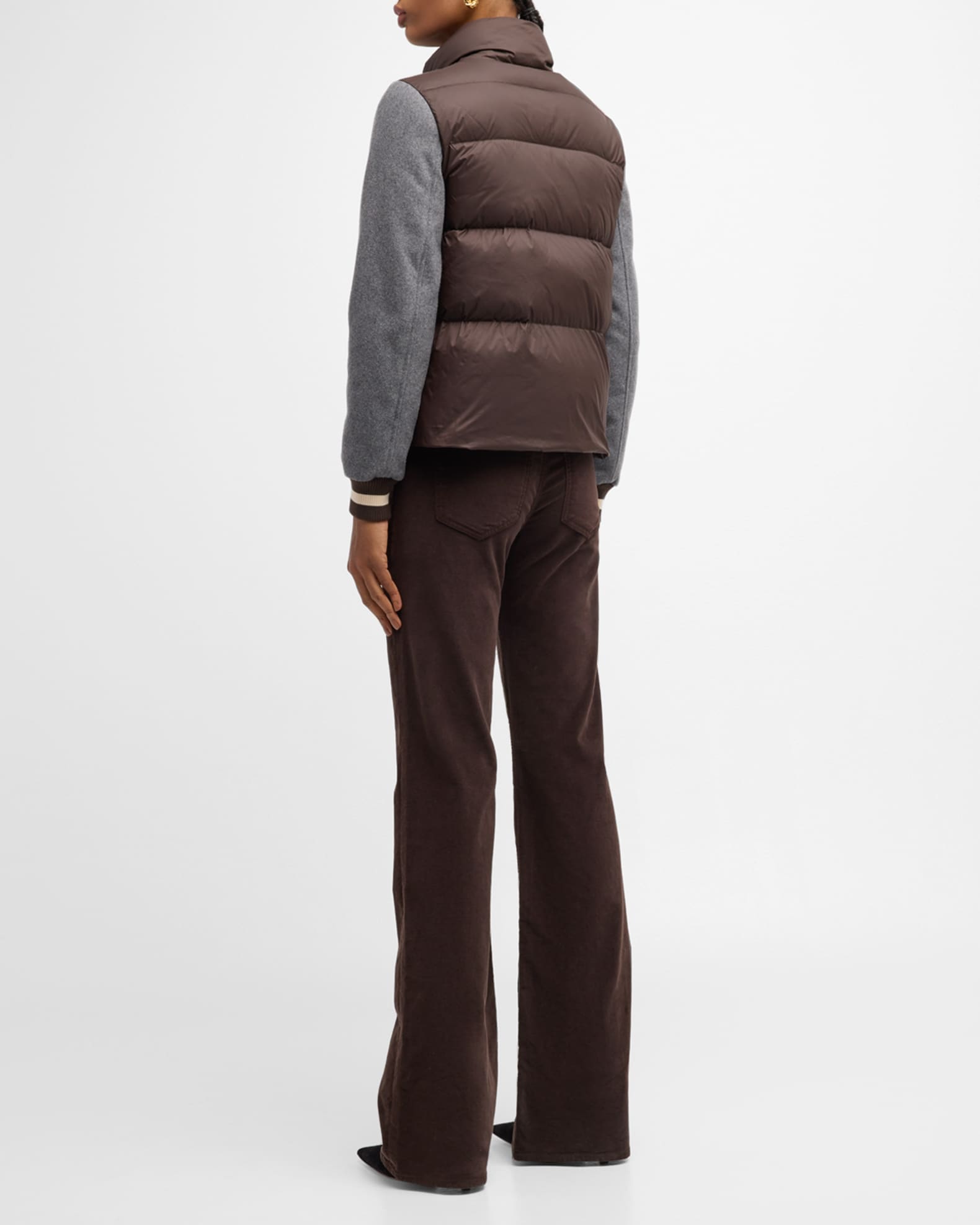 Veronica Beard Crosbie Wide-Leg Corduroy Jeans | Neiman Marcus