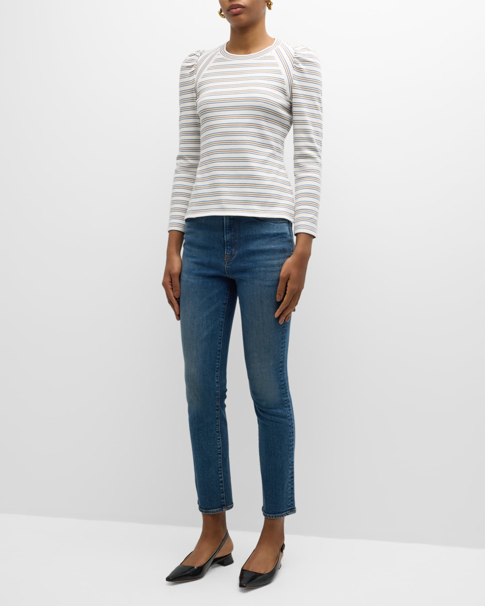 Veronica Beard Striped Top