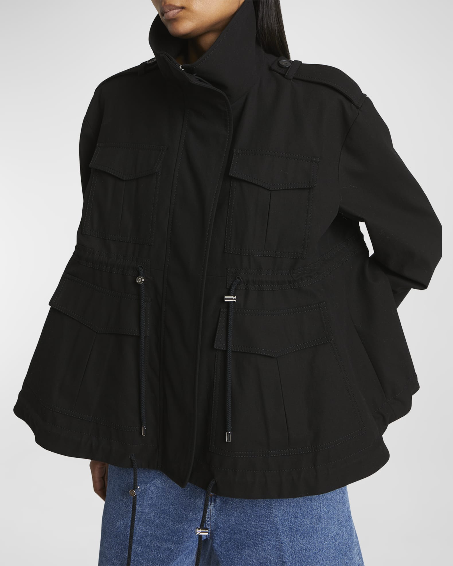 Loewe Parka Jacket with Cargo Pockets | Neiman Marcus