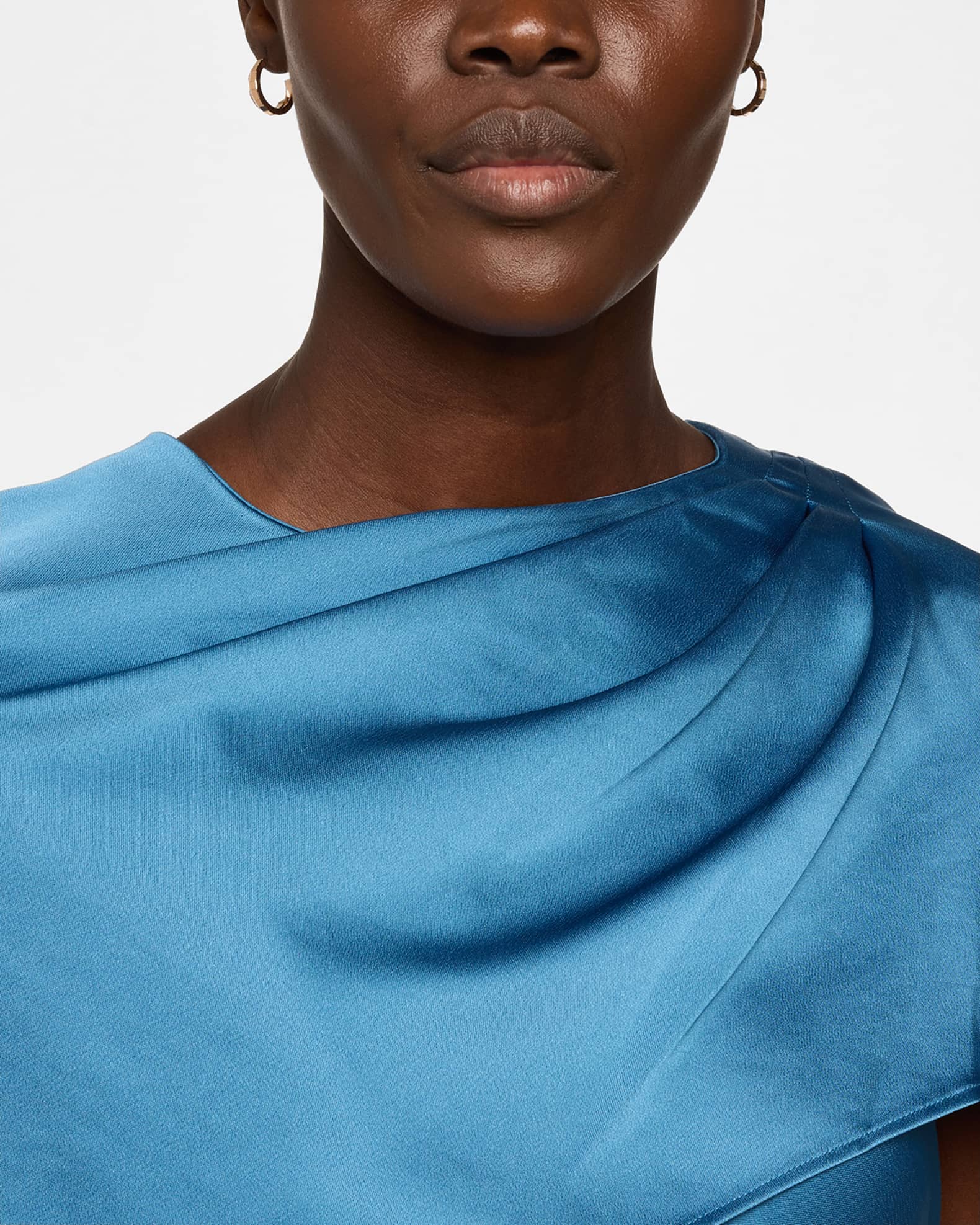 Chopard Ice Cube 18K Rose Gold Mini Diamond Hoop Earrings | Neiman Marcus