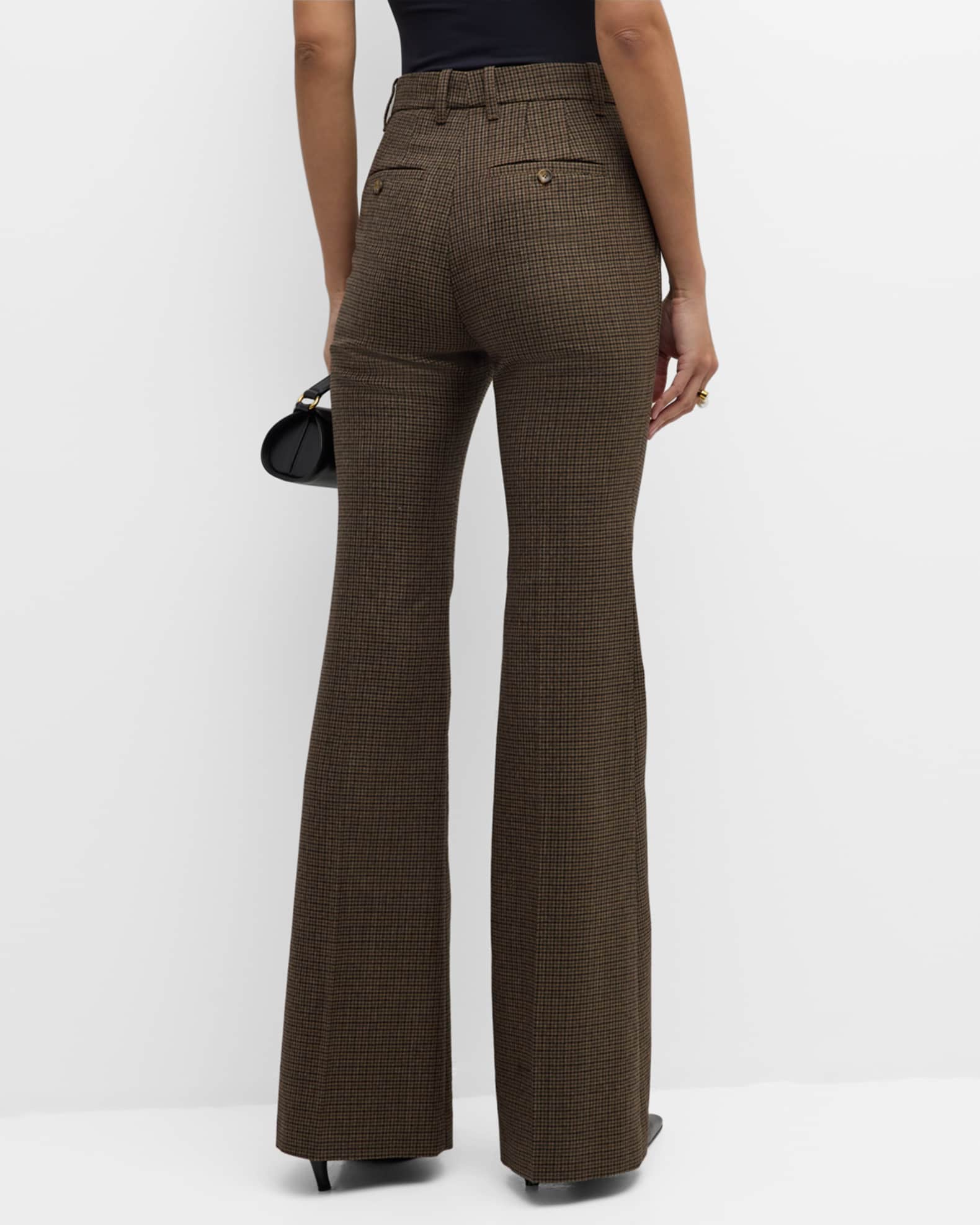 A.L.C. Maizie Flare Wool Pants | Neiman Marcus