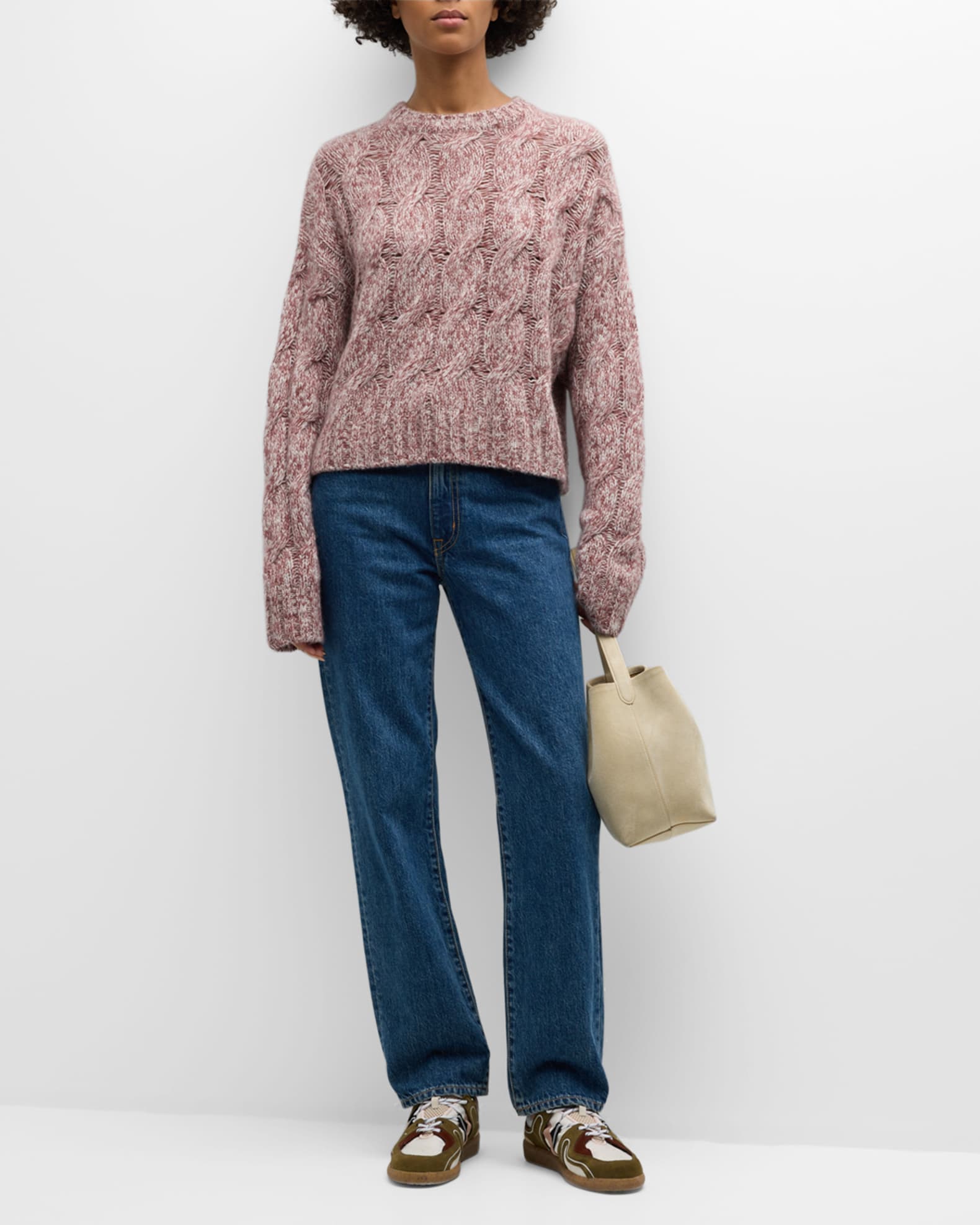Sablyn Tristant Marled Cashmere Pullover | Neiman Marcus
