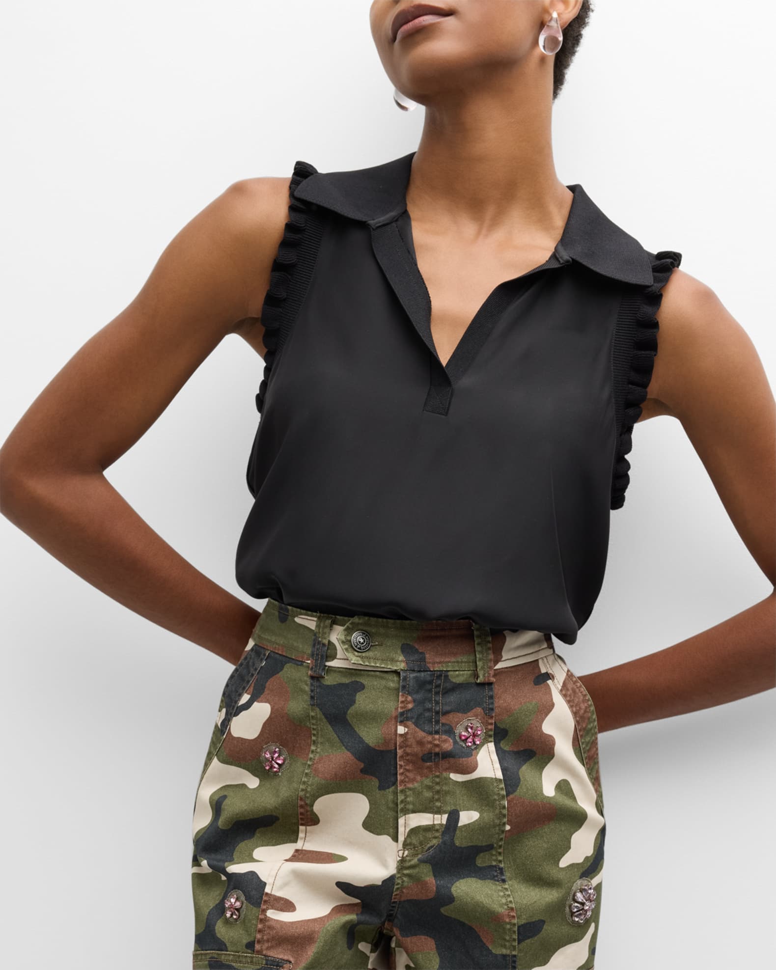 Cinq a Sept Carson Sleeveless Top | Neiman Marcus
