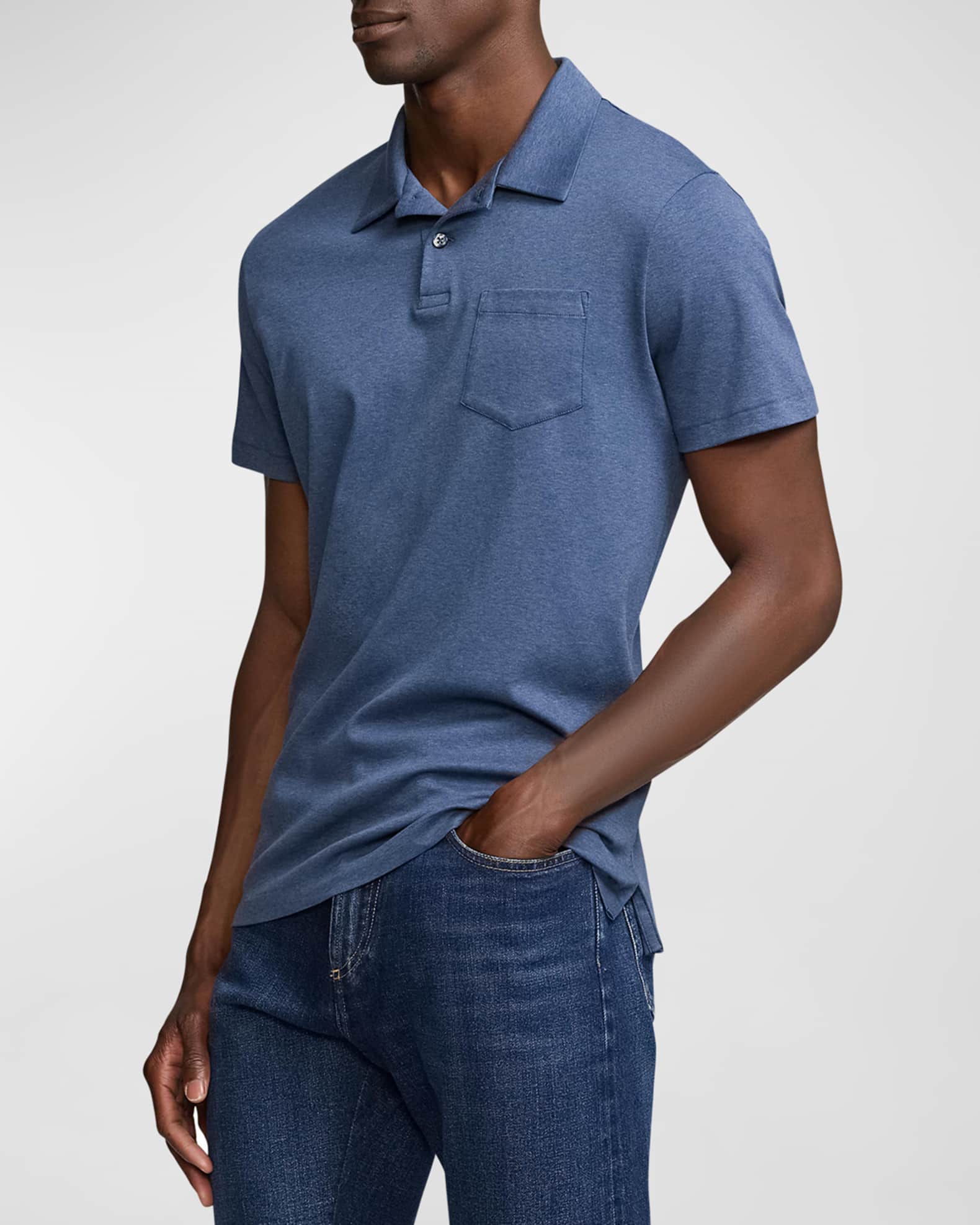 Ralph Lauren Purple Label Men's Interlock Polo Shirt | Neiman Marcus