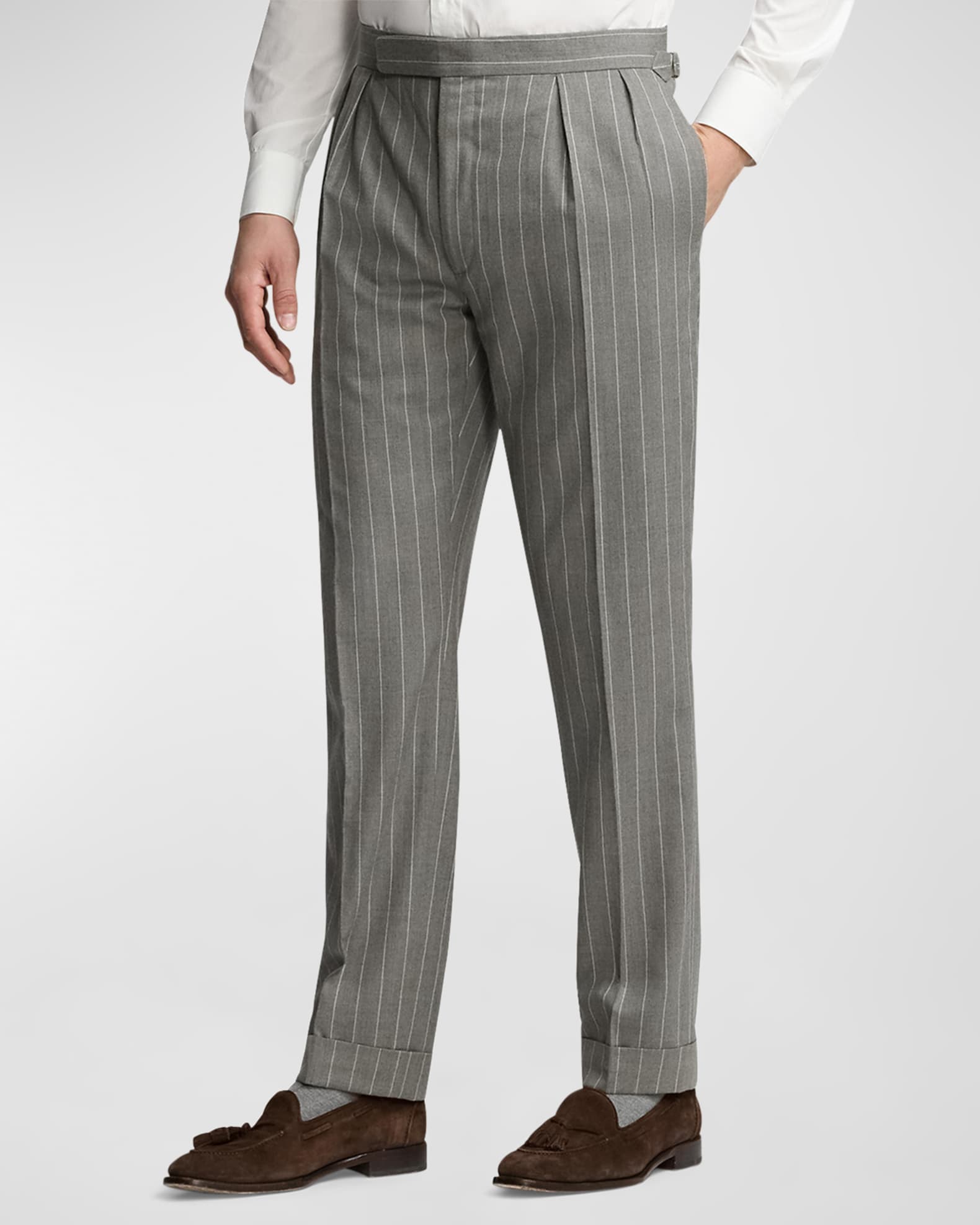 Ralph Lauren Purple Label Men's Kent Hand-Tailored Pinstripe Wool Suit ...