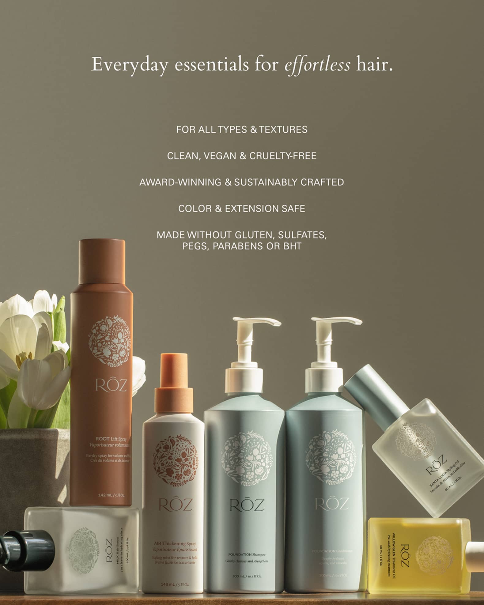 ROZ Hair The Discovery 5-Piece Travel Kit | Neiman Marcus