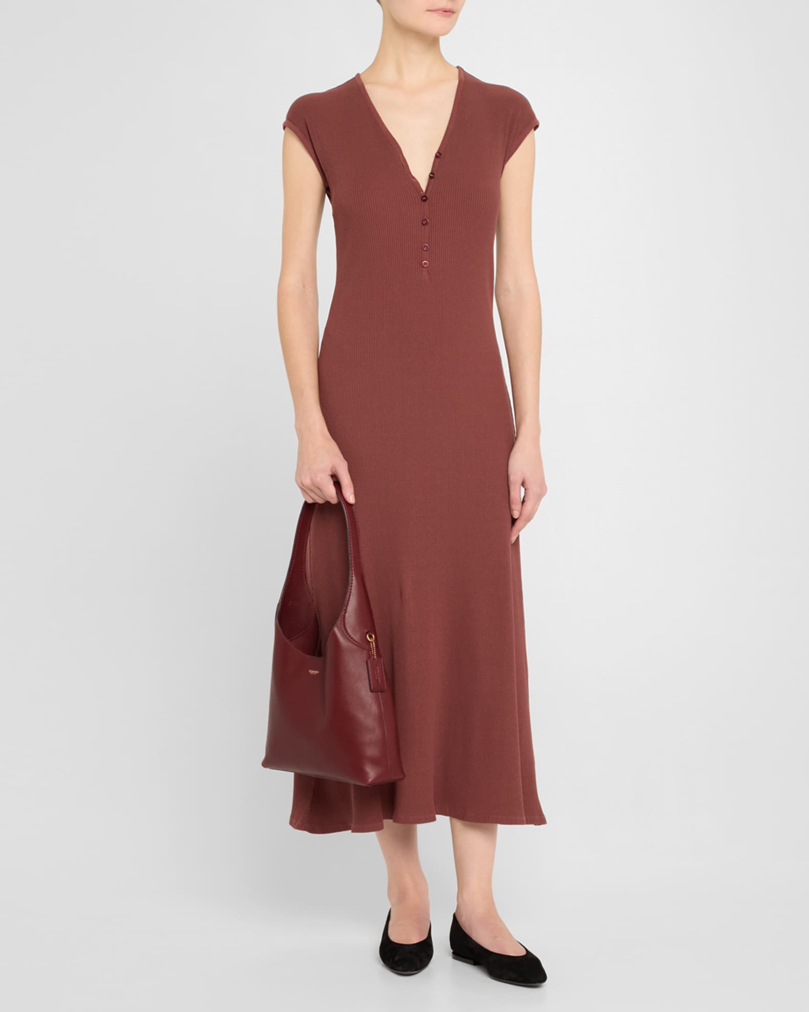 Coach Brooklyn 28 Grain Leather Shoulder Bag | Neiman Marcus