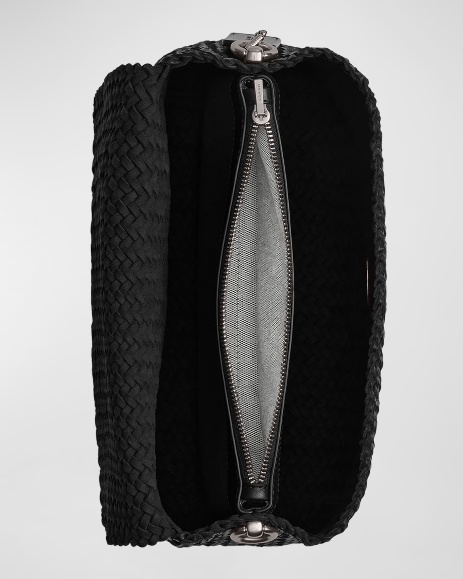 Coach Tabby Time Square Leather Shoulder Bag | Neiman Marcus