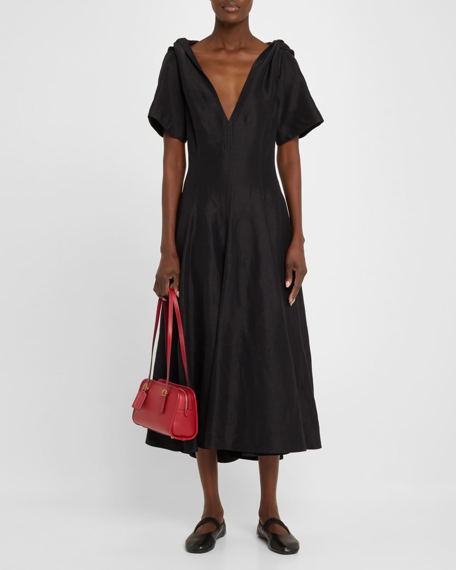 Coach Swing Zip Leather Shoulder Bag | Neiman Marcus