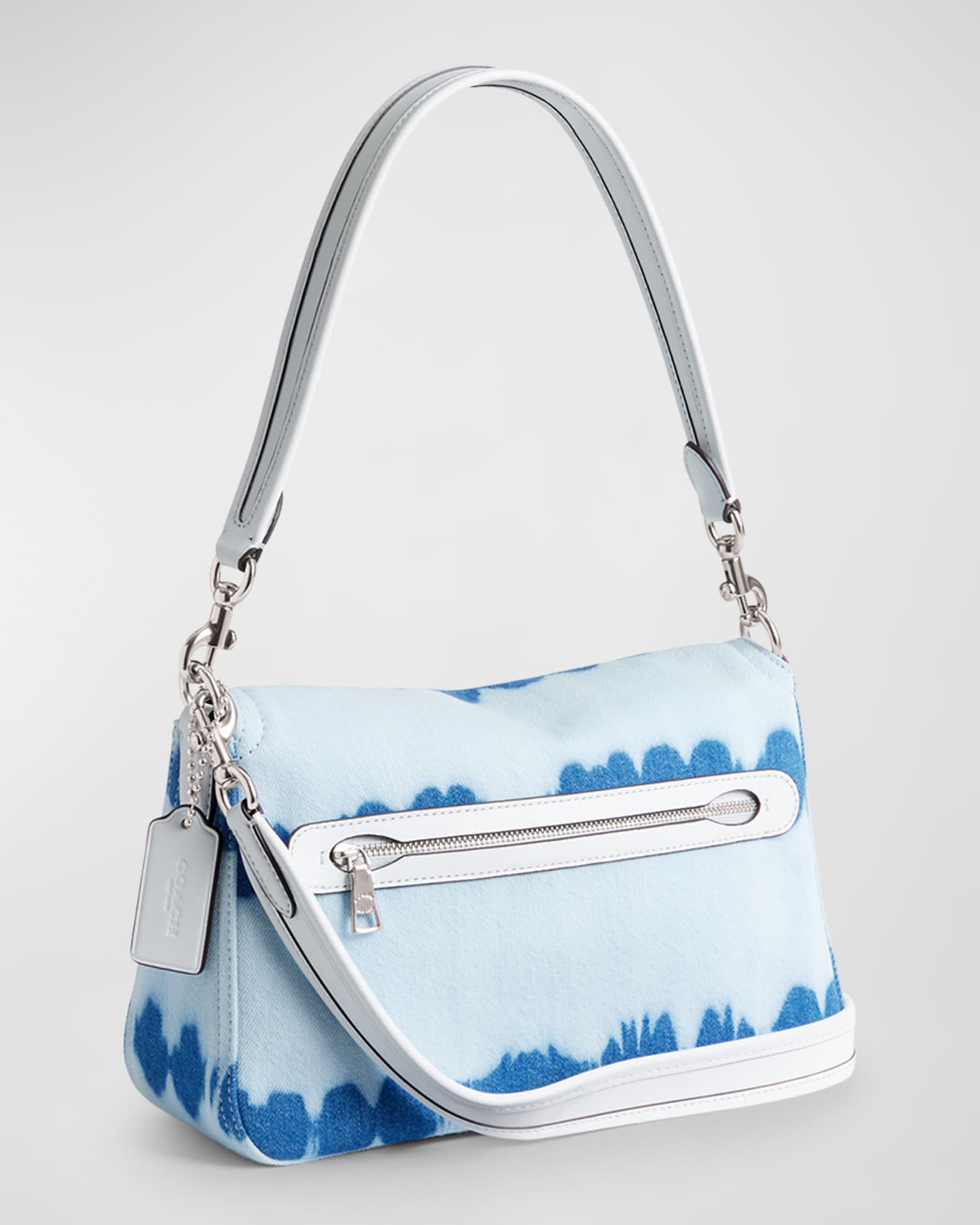 Coach Tabby Tie-Dye Denim Shoulder Bag | Neiman Marcus