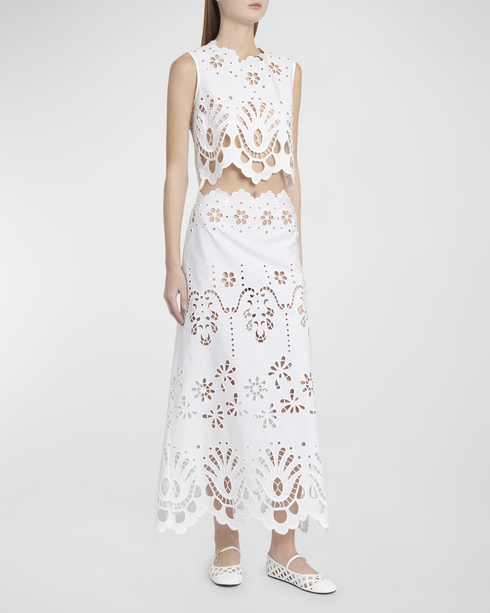 Cutout Embroidered Collection | Neiman Marcus