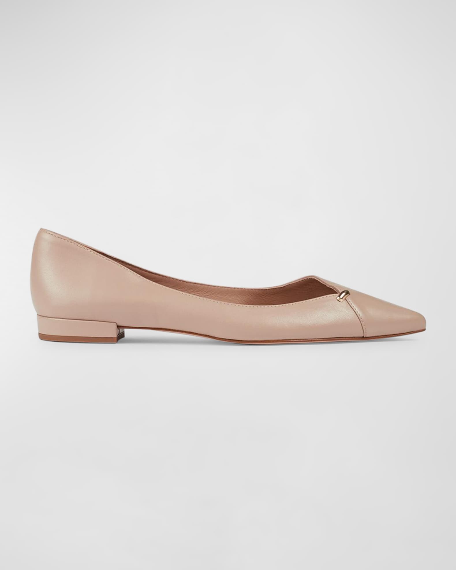 LK Bennett Cally Leather Ballerina Flats | Neiman Marcus