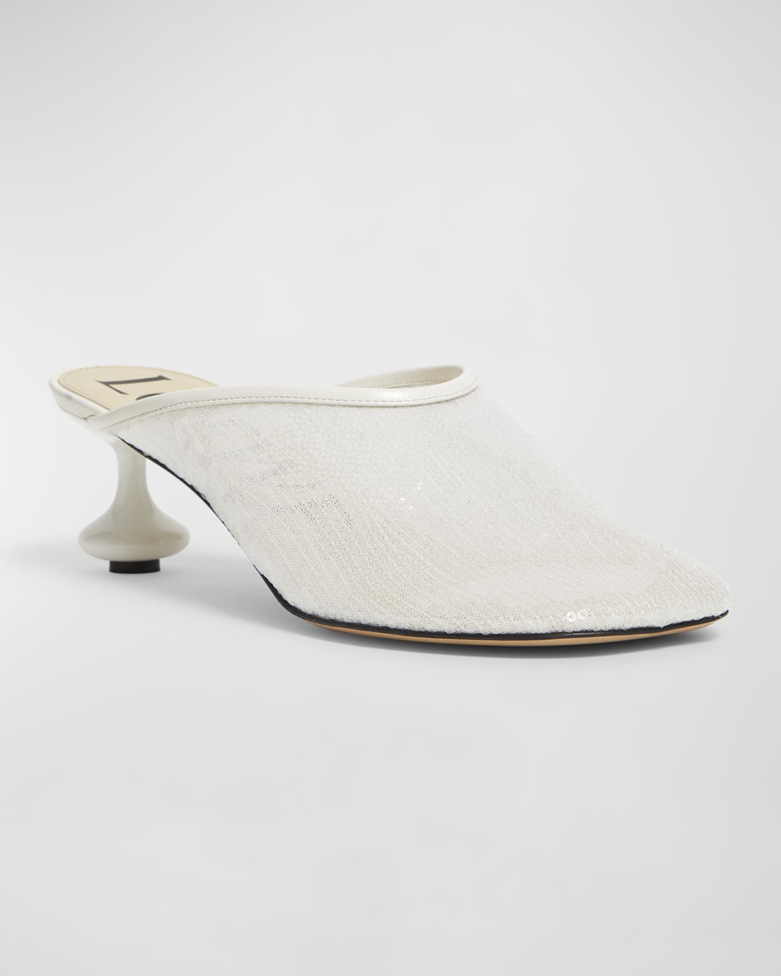 Loewe Toy Sequin Mule Pumps | Neiman Marcus