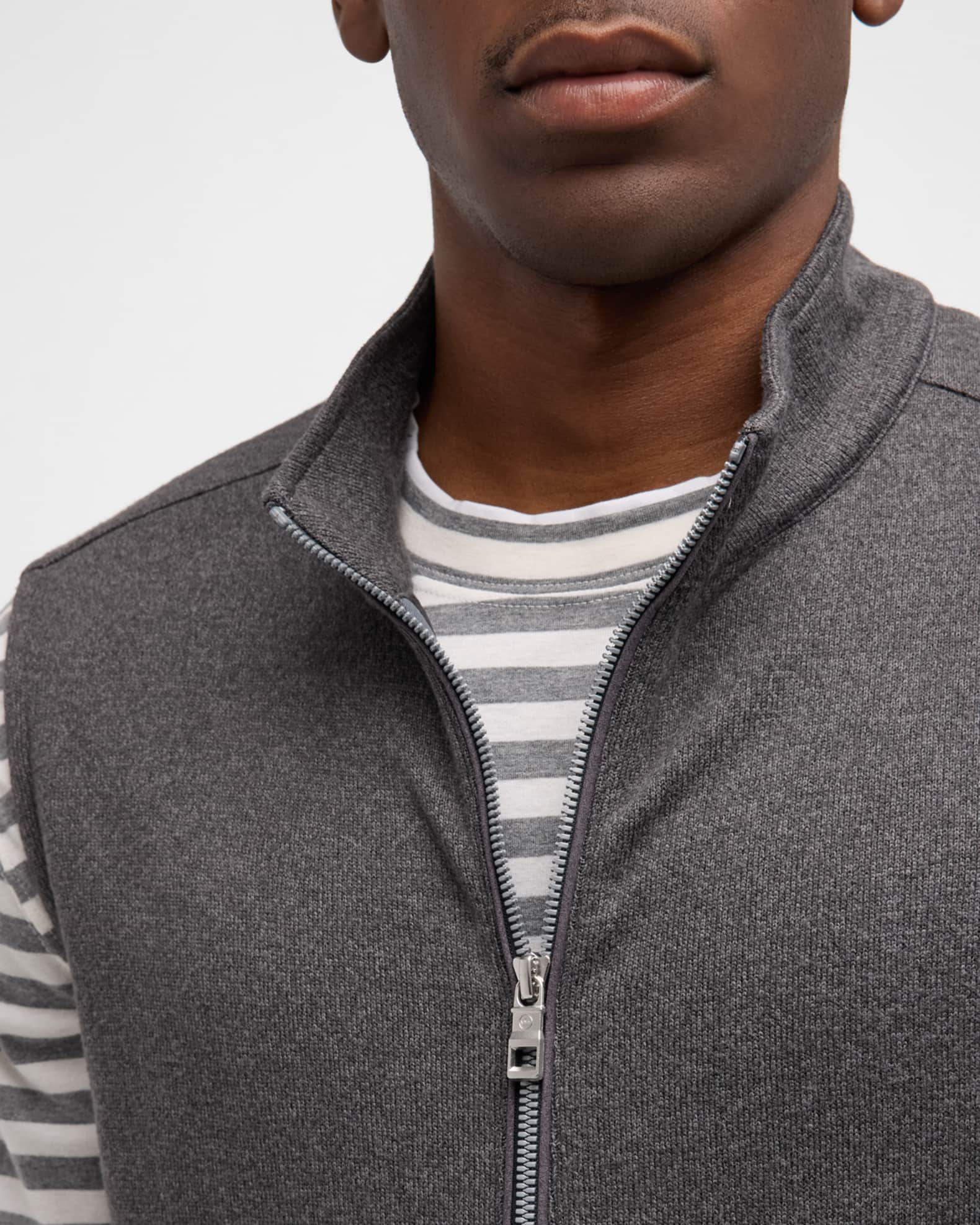 Peter Millar Men's Crown Fleece Sweater Vest | Neiman Marcus