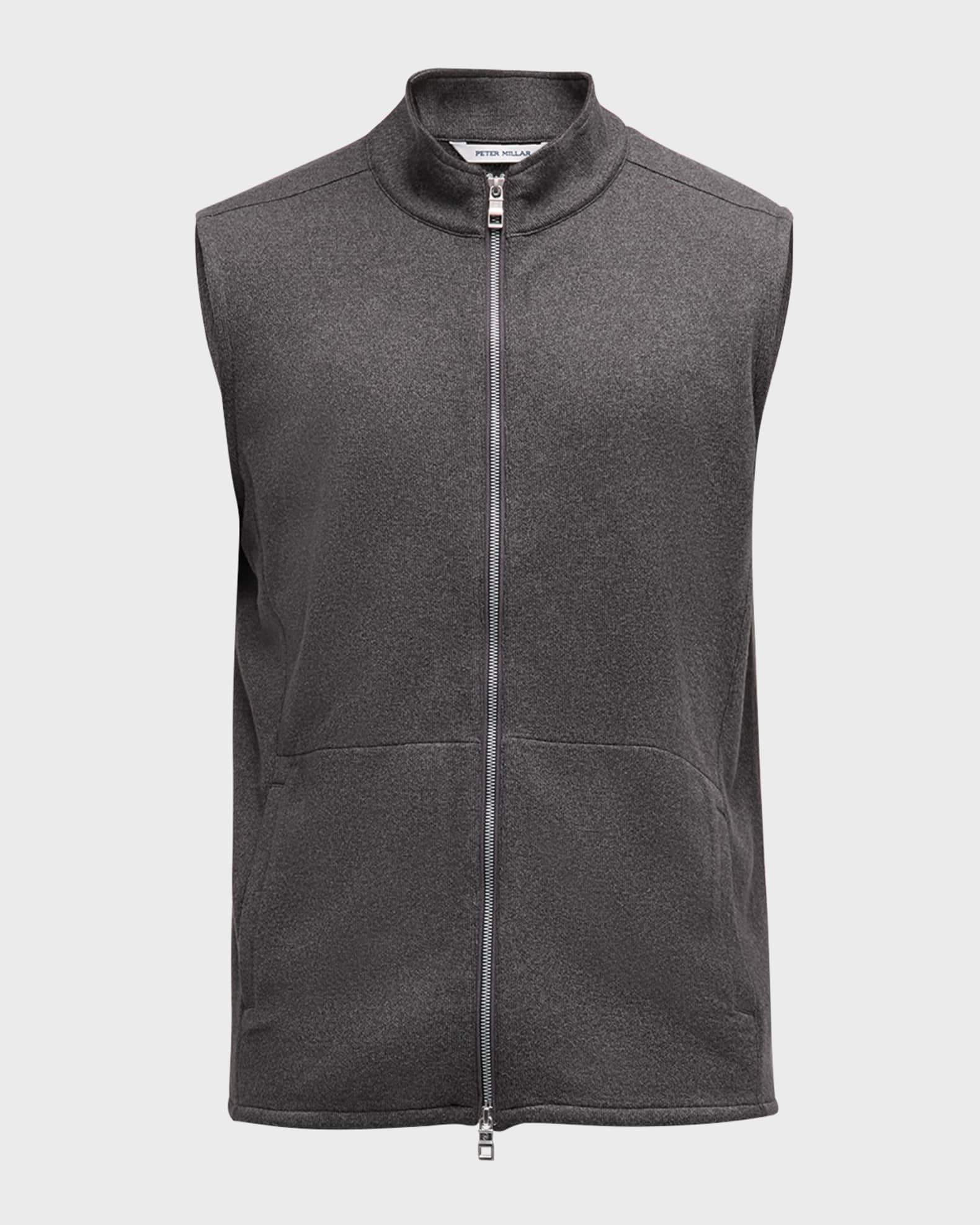 Peter Millar Men's Crown Fleece Sweater Vest | Neiman Marcus