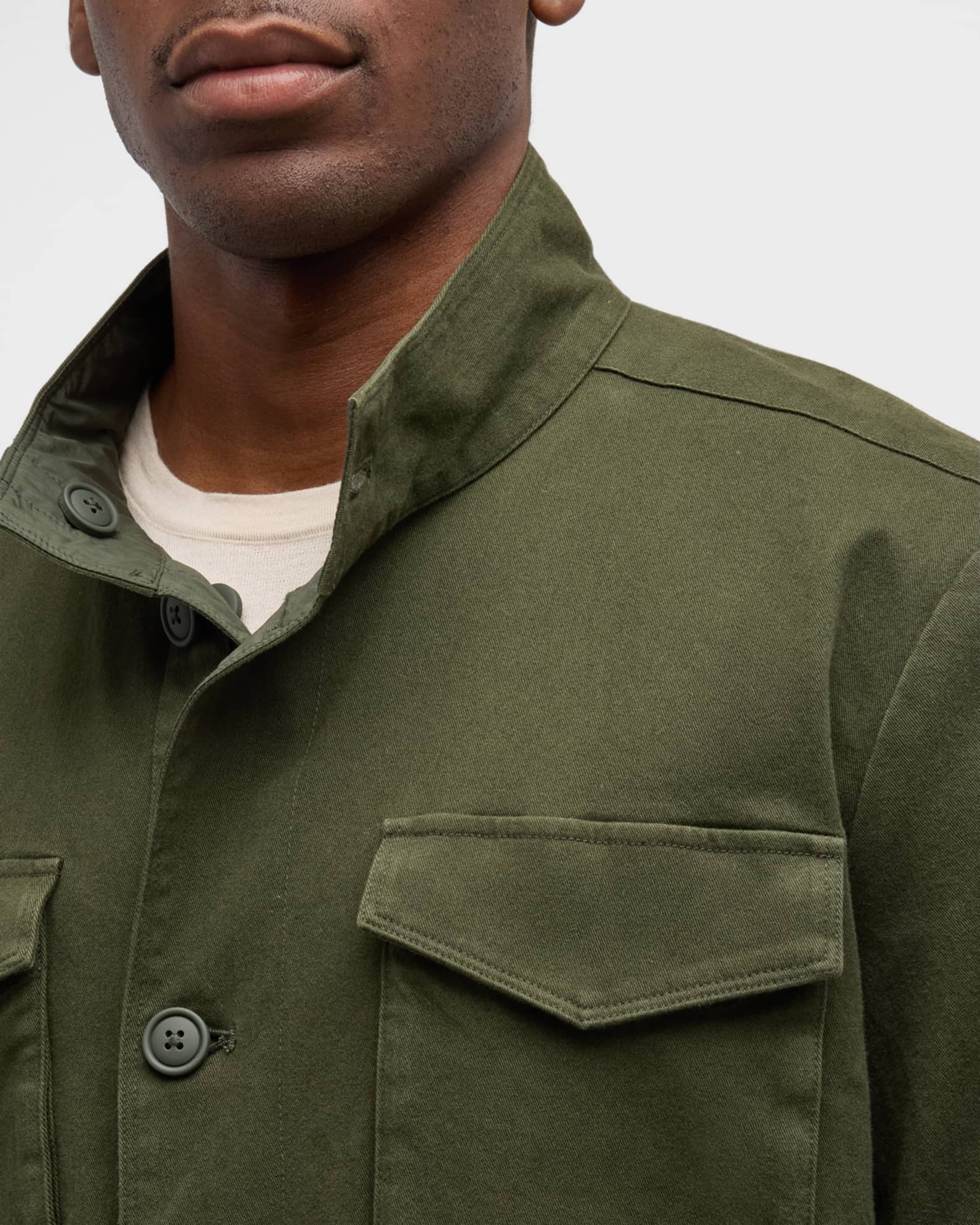 Peter Millar Men's Stowe Reversible Safari Jacket | Neiman Marcus