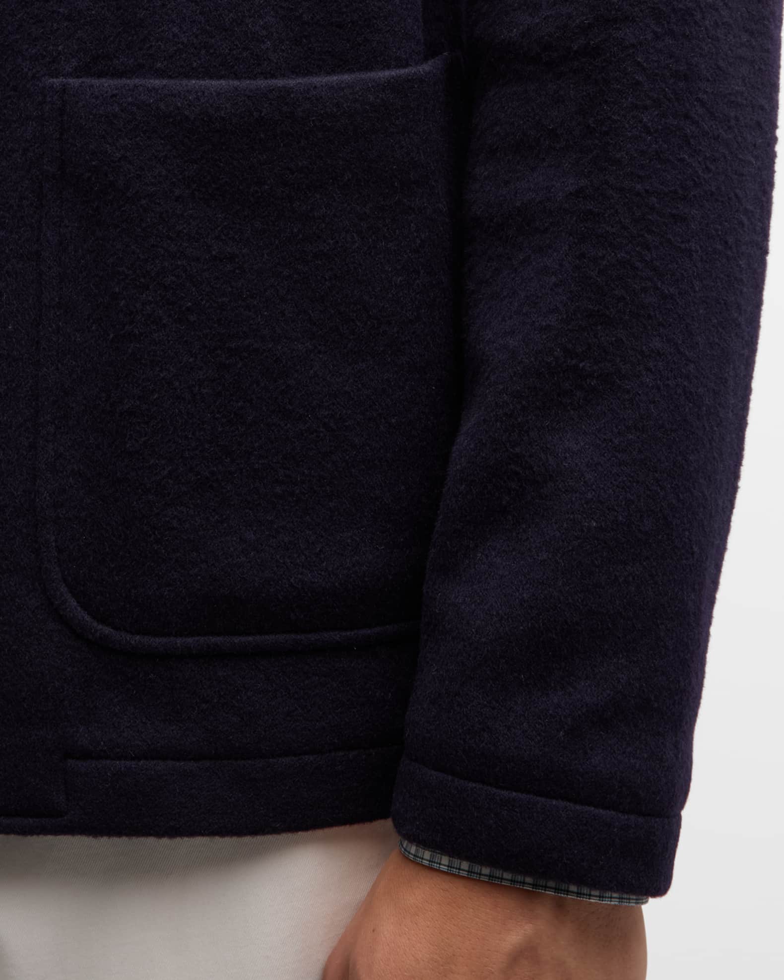 Peter Millar Men's Crown Flex Fleece Zip Blazer | Neiman Marcus