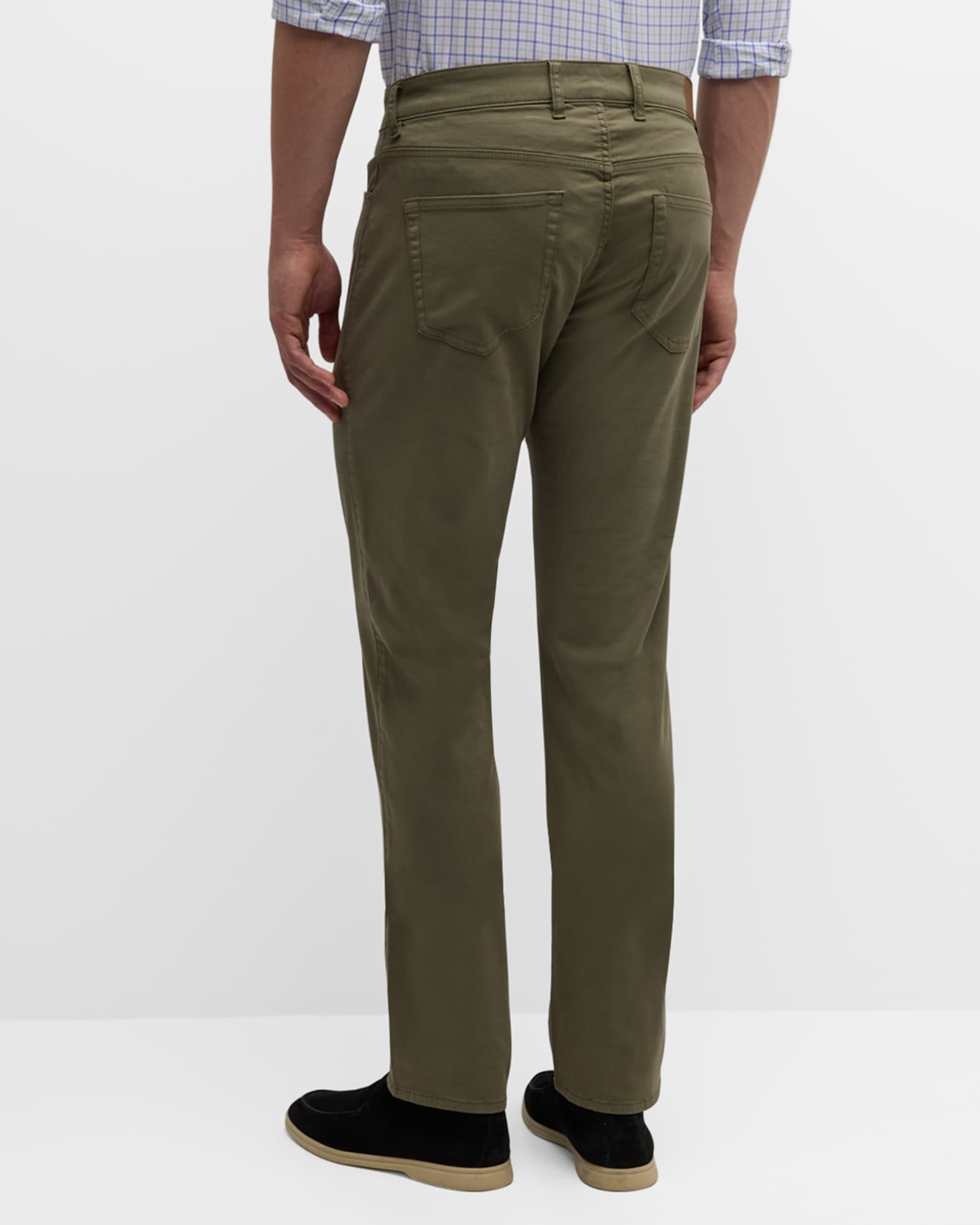 Peter Millar Men's Signature Sateen 5-Pocket Pants | Neiman Marcus