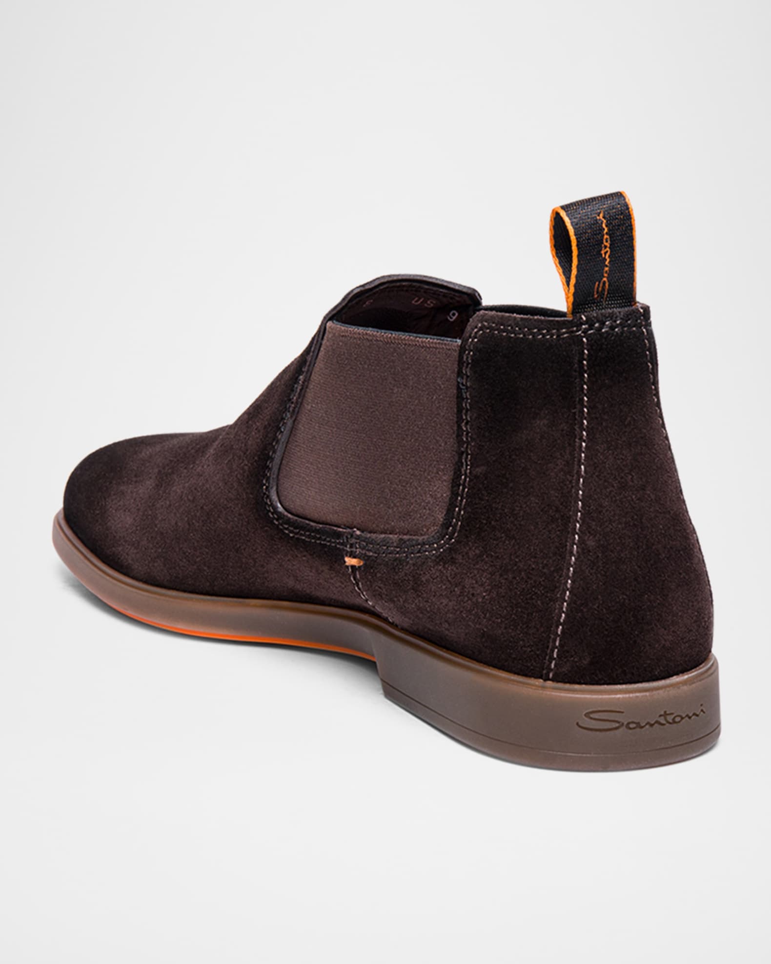 Santoni Men's Regal Suede Chelsea Boots | Neiman Marcus
