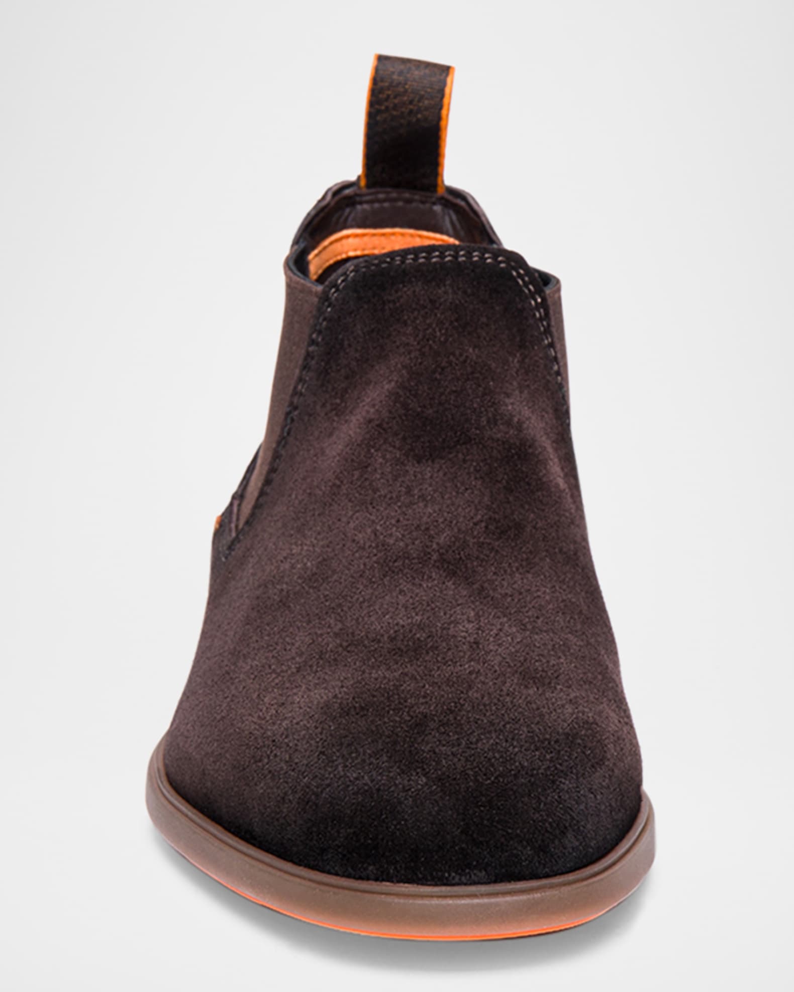 Santoni Men's Regal Suede Chelsea Boots | Neiman Marcus