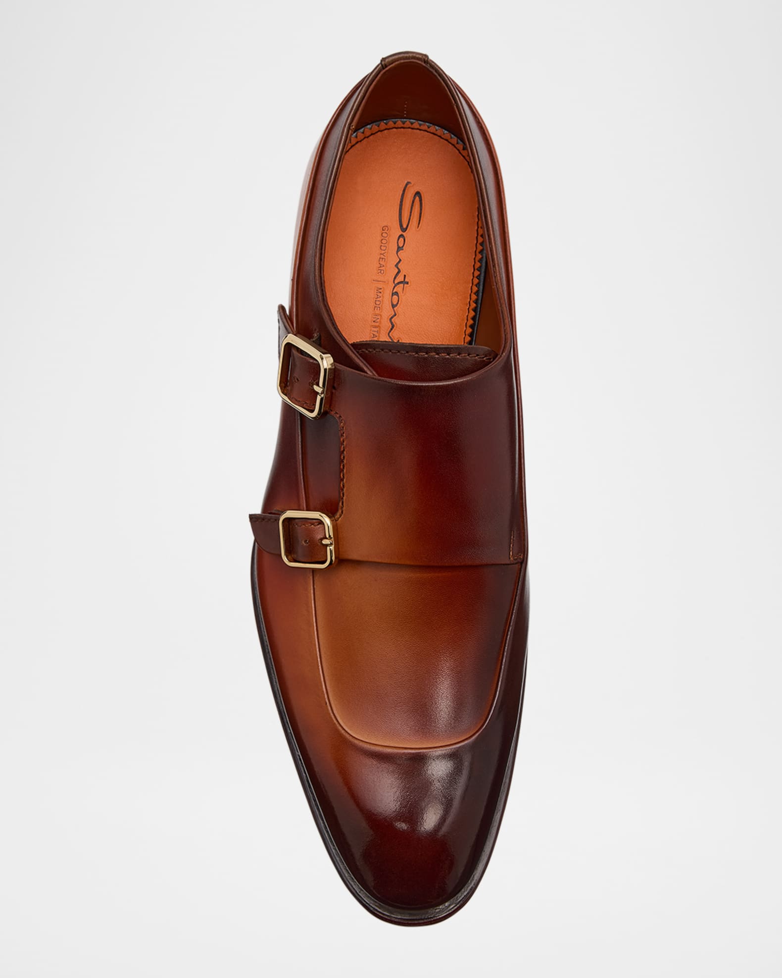 Men's Eros Double-Monk Strap Loafers | Neiman Marcus