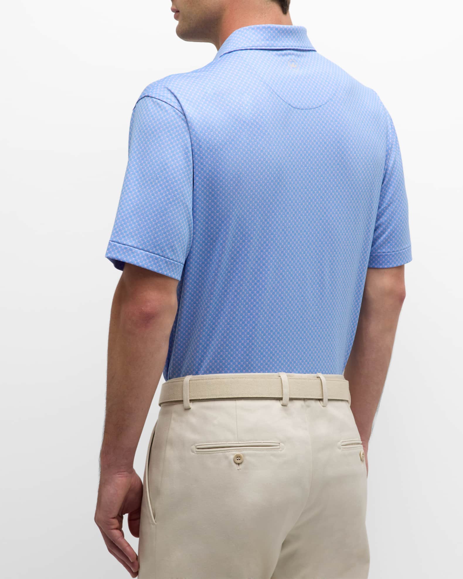 Peter Millar Men's North Flight Performance Polo Shirt | Neiman Marcus