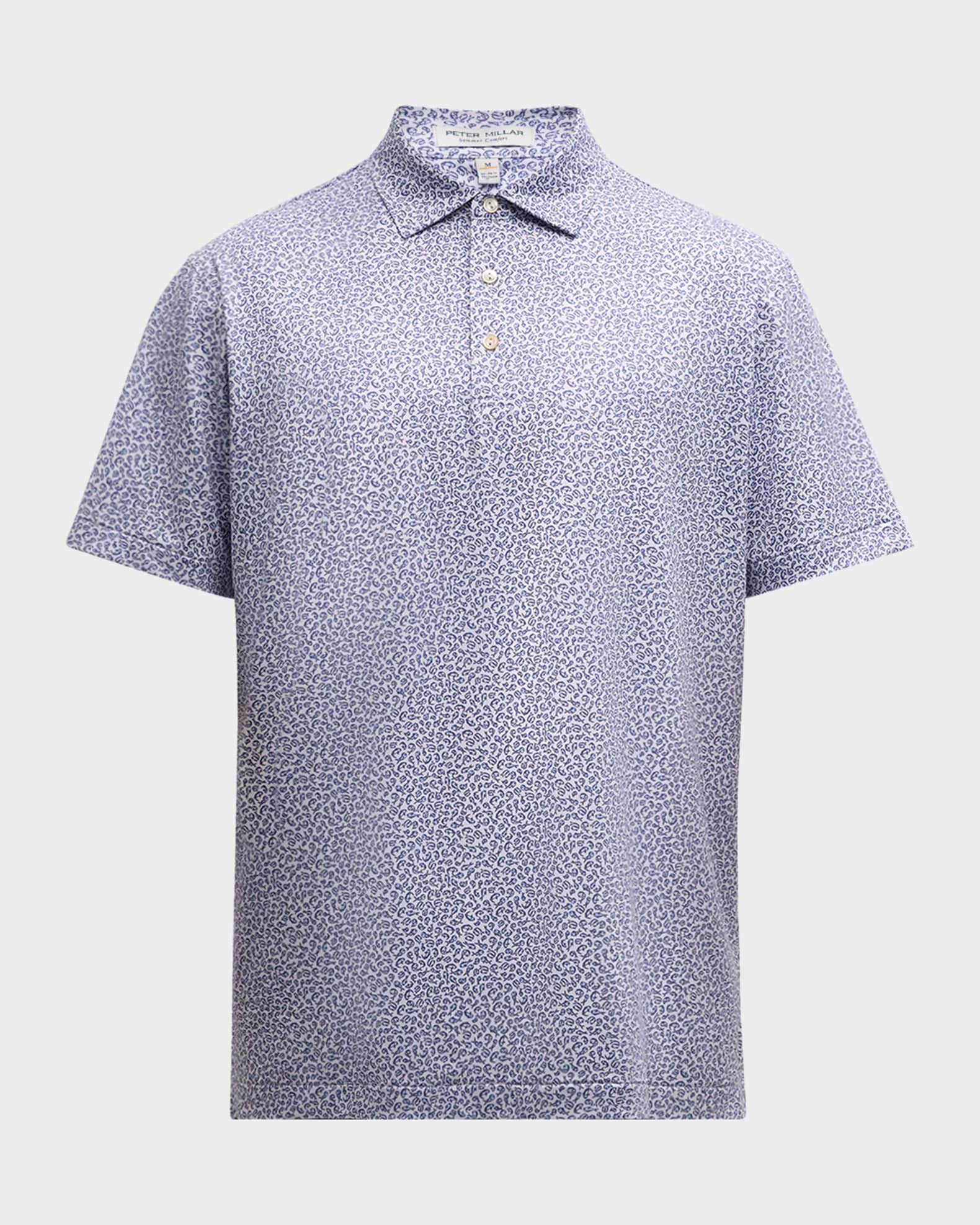 Peter Millar Men's Mahi Mahi Performance Jersey Polo | Neiman Marcus