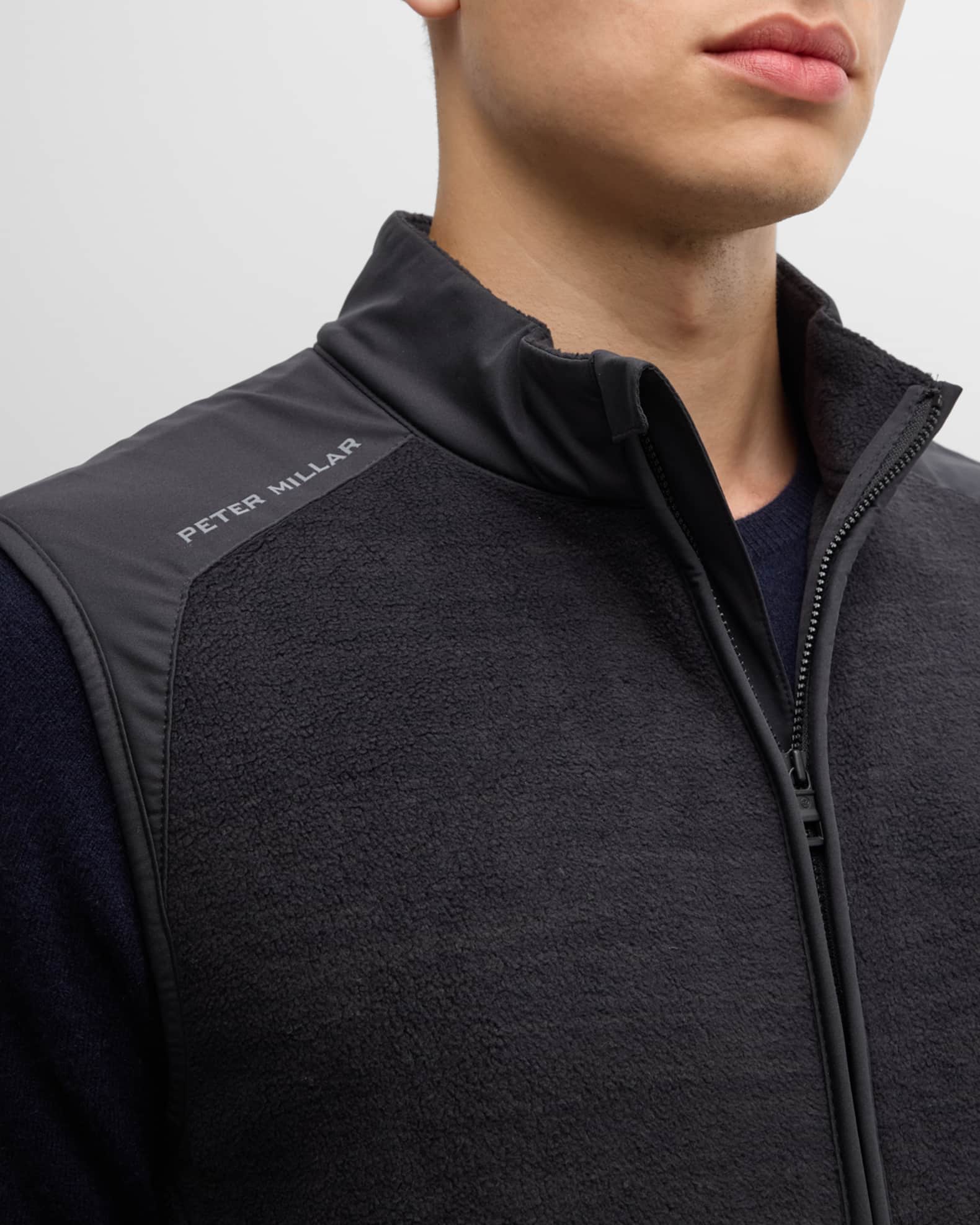 Peter Millar Men's Fade Fleece Vest | Neiman Marcus