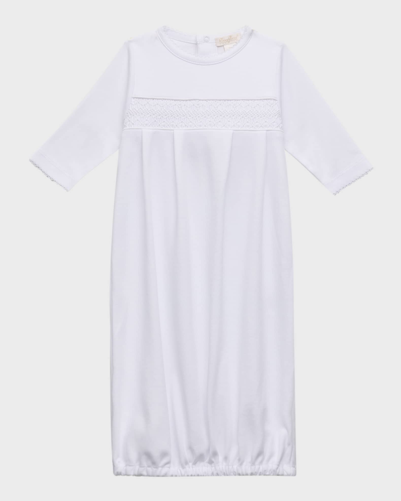 Kissy Kissy Girl's Charmed Hand Smocked Sleep Sack, Size Premie-S ...