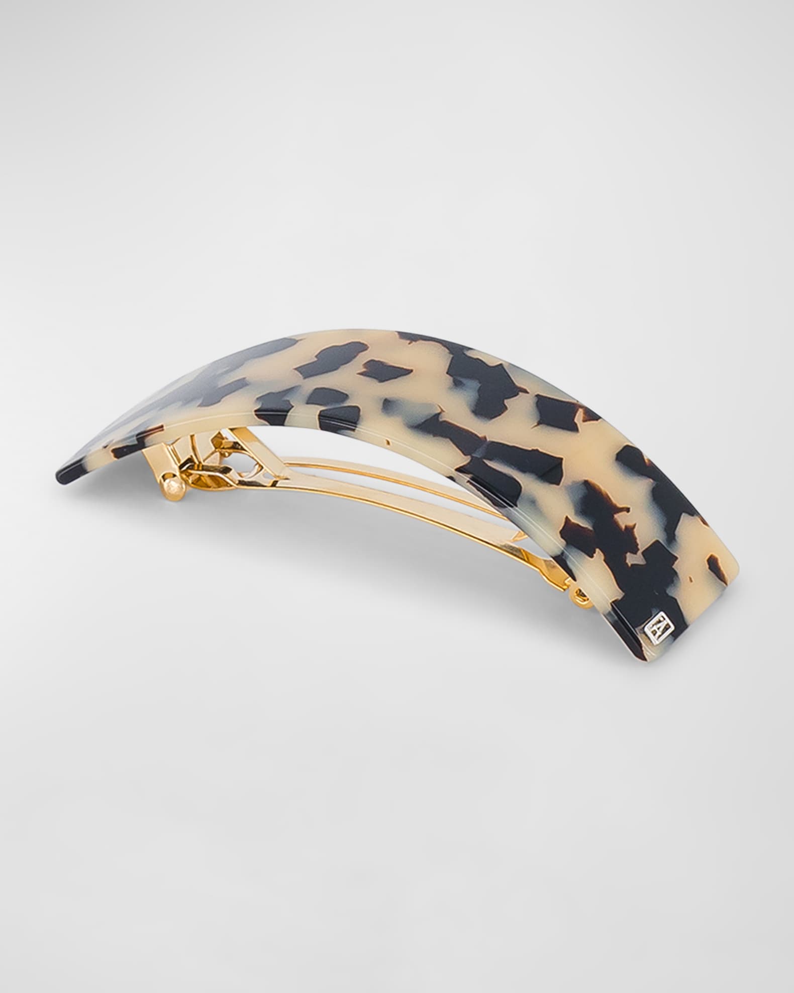 Alexandre de Paris Curved Tortoise French Barrette | Neiman Marcus