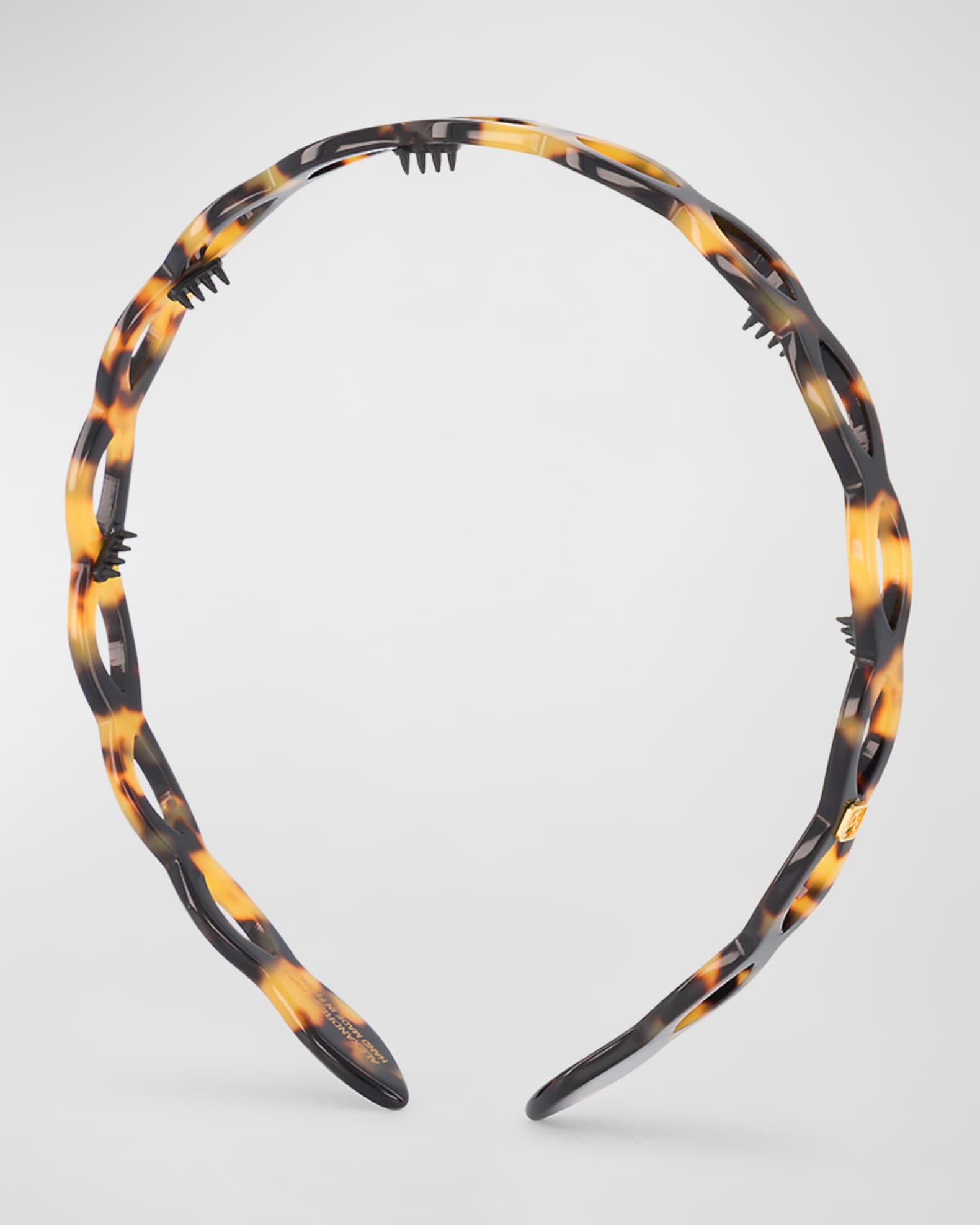 Alexandre de Paris Havana Woven Hard Headband | Neiman Marcus