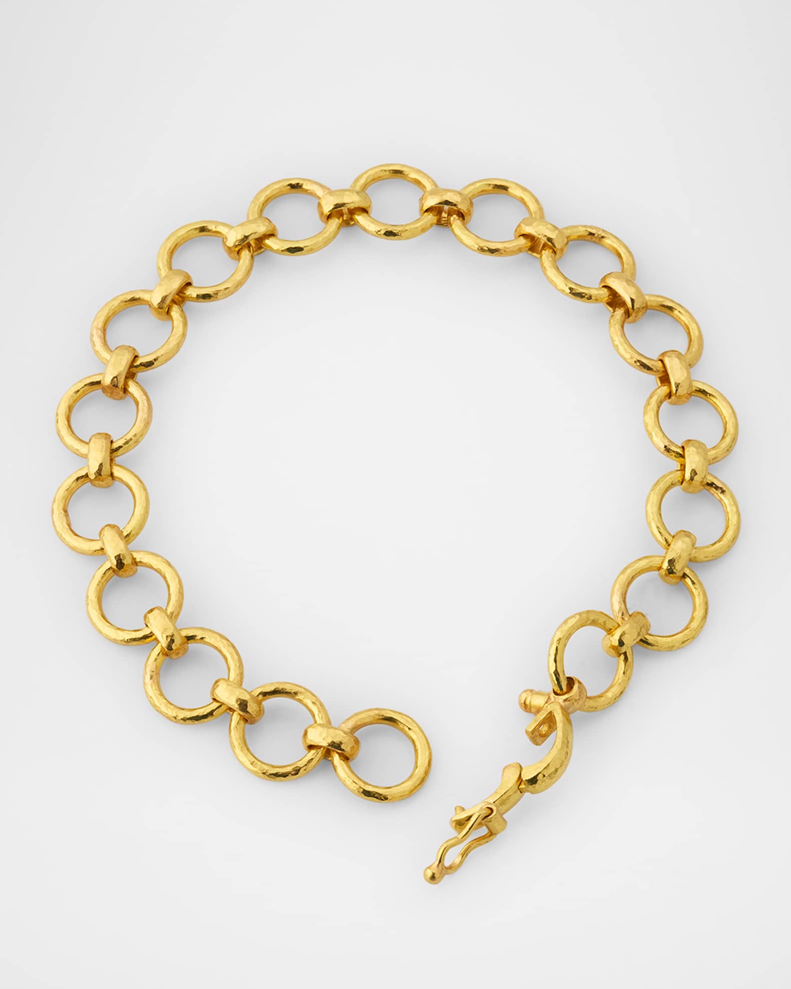 Elizabeth Locke 19K Yellow Gold Farnese Chain Link Bracelet | Neiman Marcus