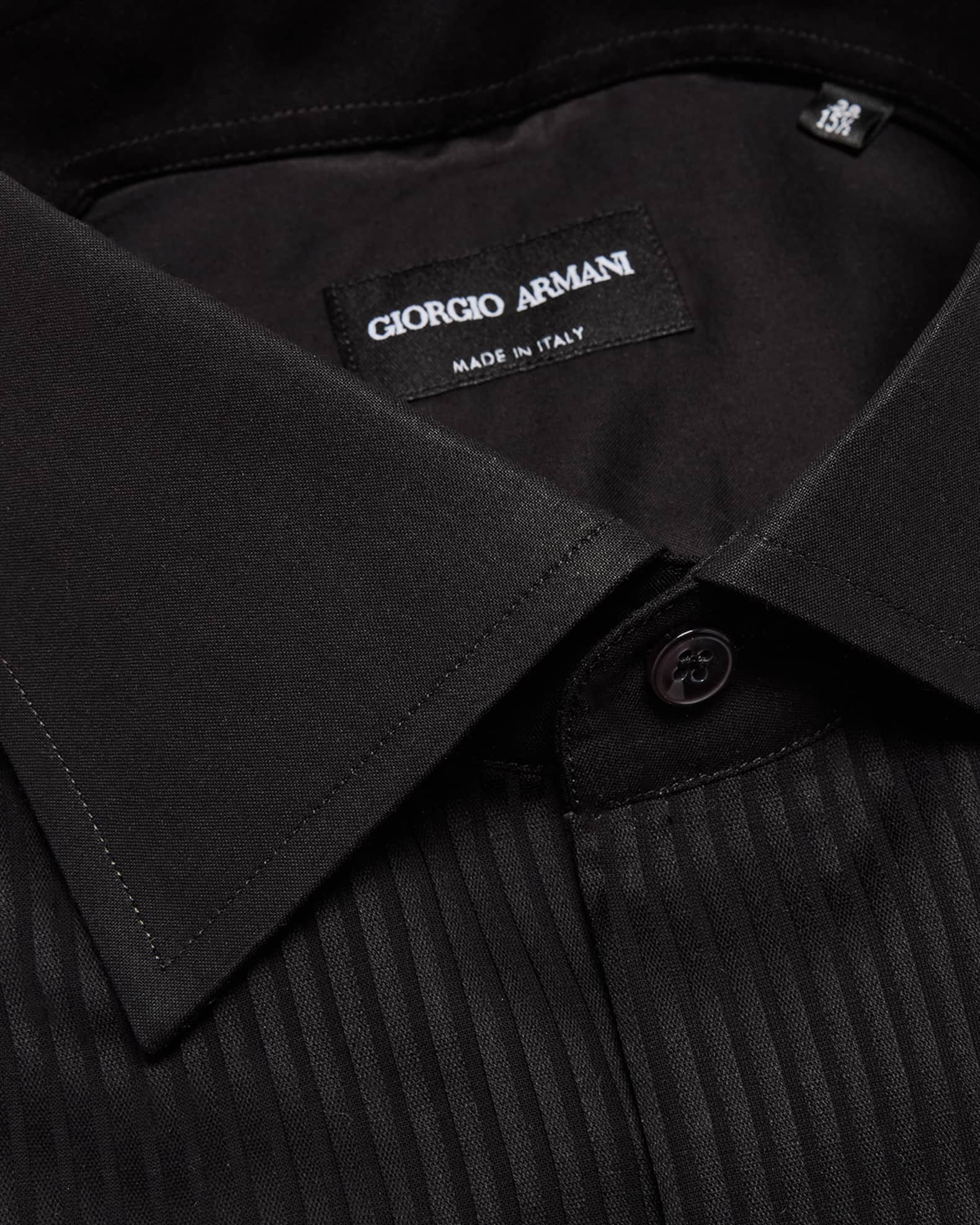 Giorgio Armani Men's Formal Bib Dress Shirt | Neiman Marcus