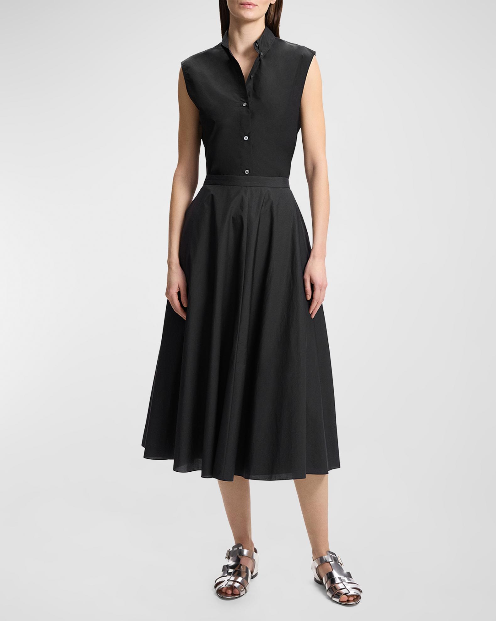 Theory Full-Circle Midi Skirt | Neiman Marcus