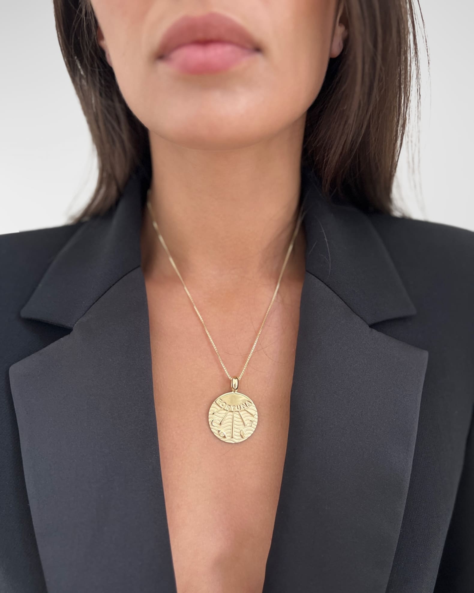 Jennifer Zeuner Fortune Pendant Necklace | Neiman Marcus