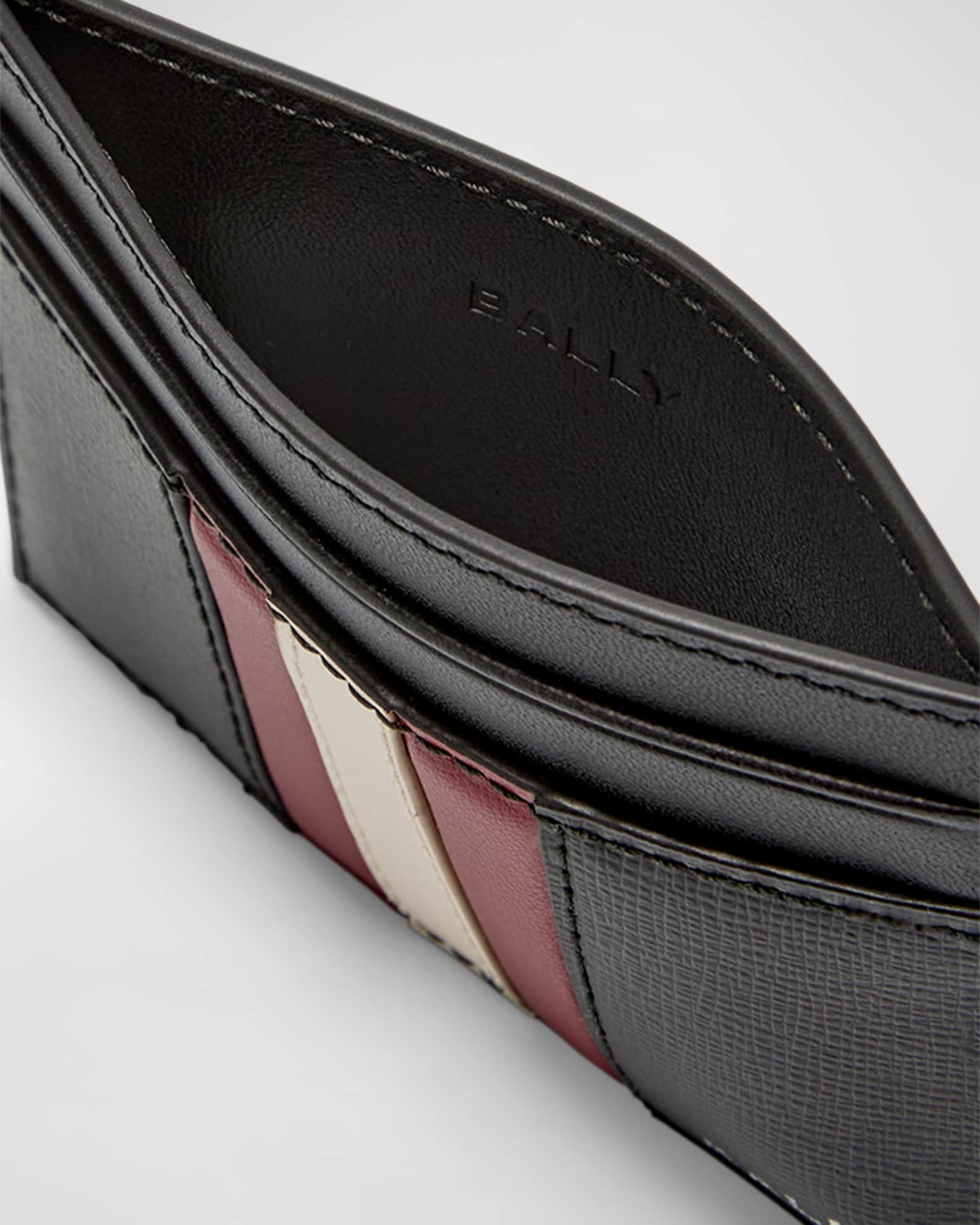 Bally Men's Mythos Leather Card Case | Neiman Marcus
