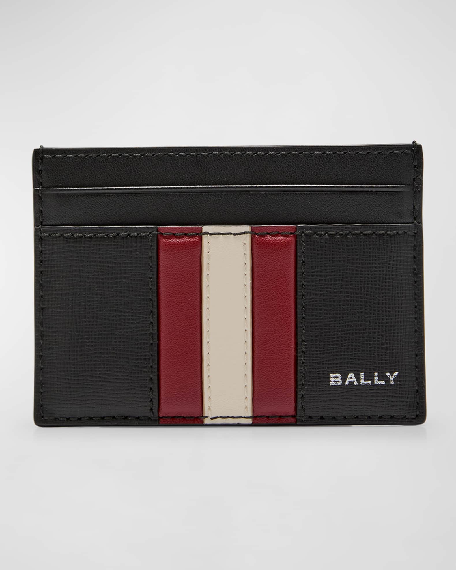 Bally Men's Mythos Leather Card Case | Neiman Marcus