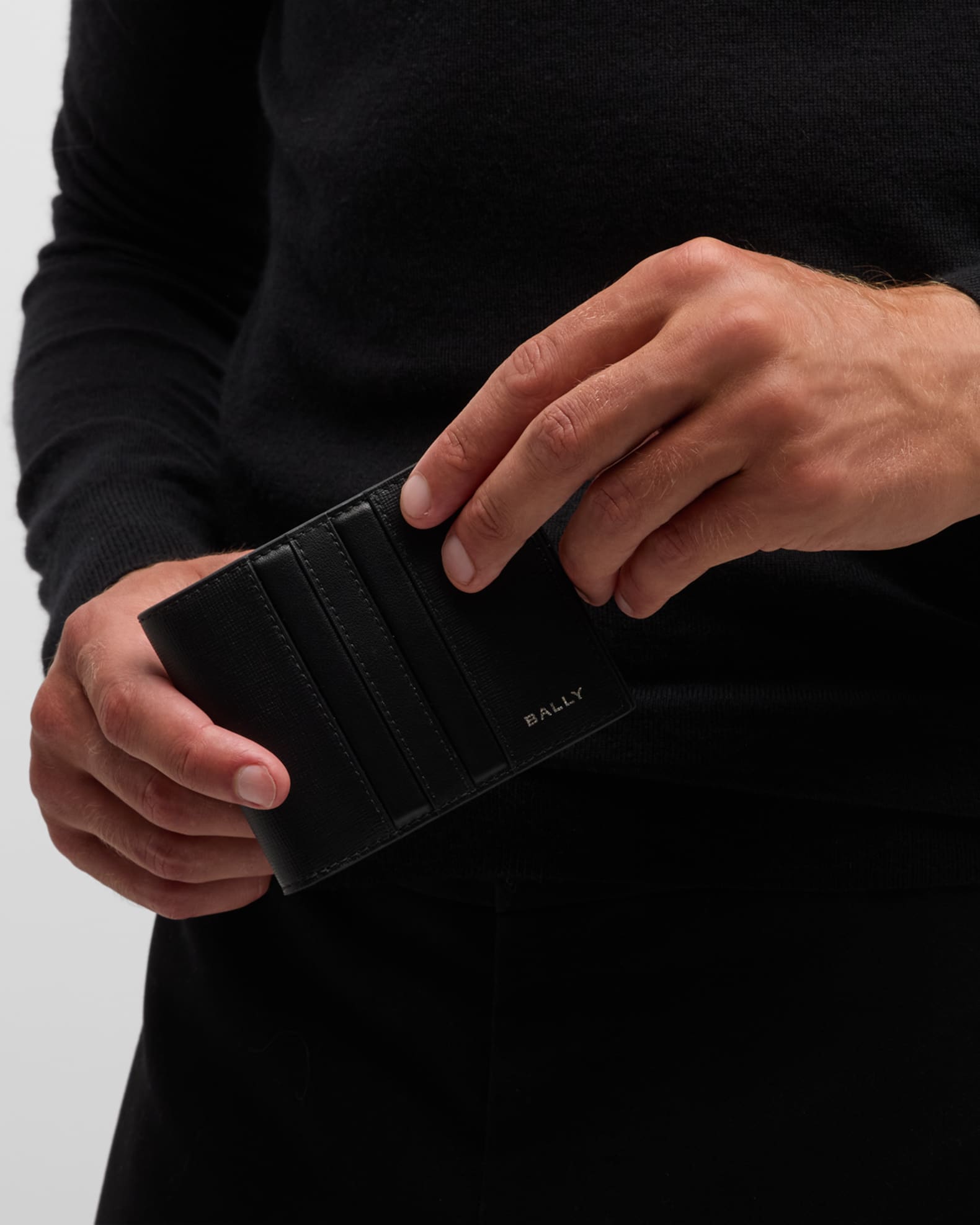 Bally Men's Mythos Leather Bifold Wallet | Neiman Marcus