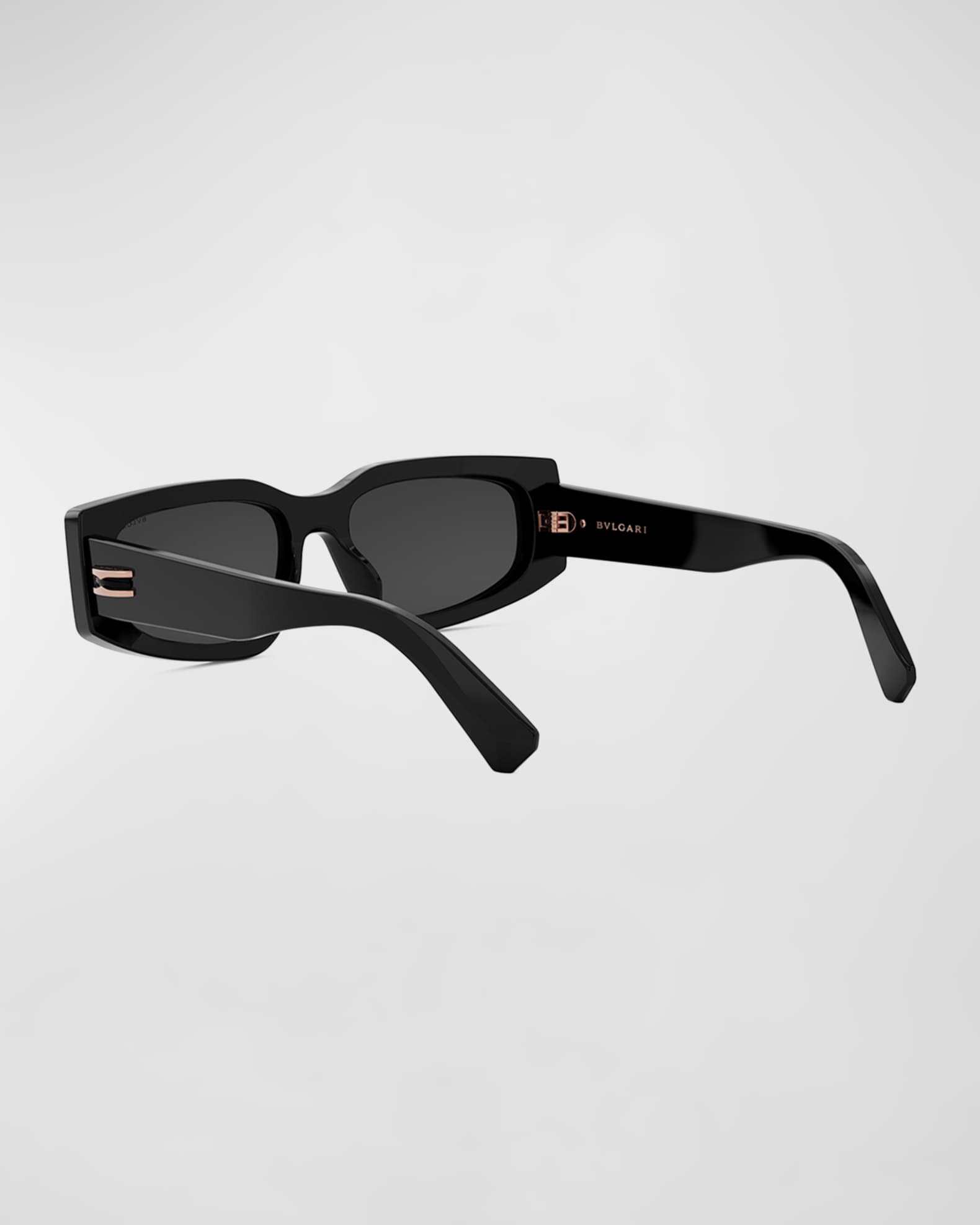 BVLGARI B.ZERO1 Rectangle Sunglasses | Neiman Marcus