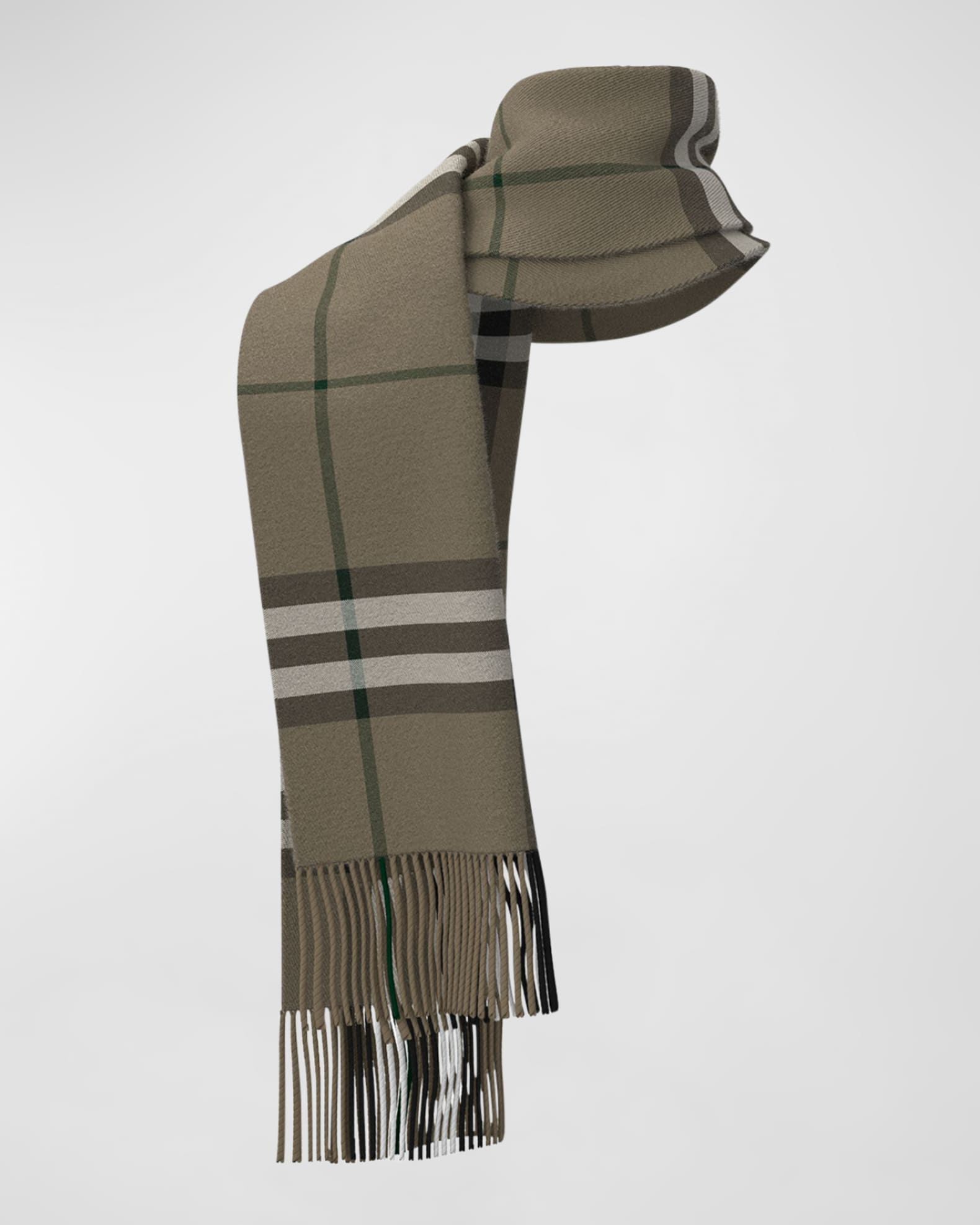 Burberry Giant Check Cashmere Scarf | Neiman Marcus
