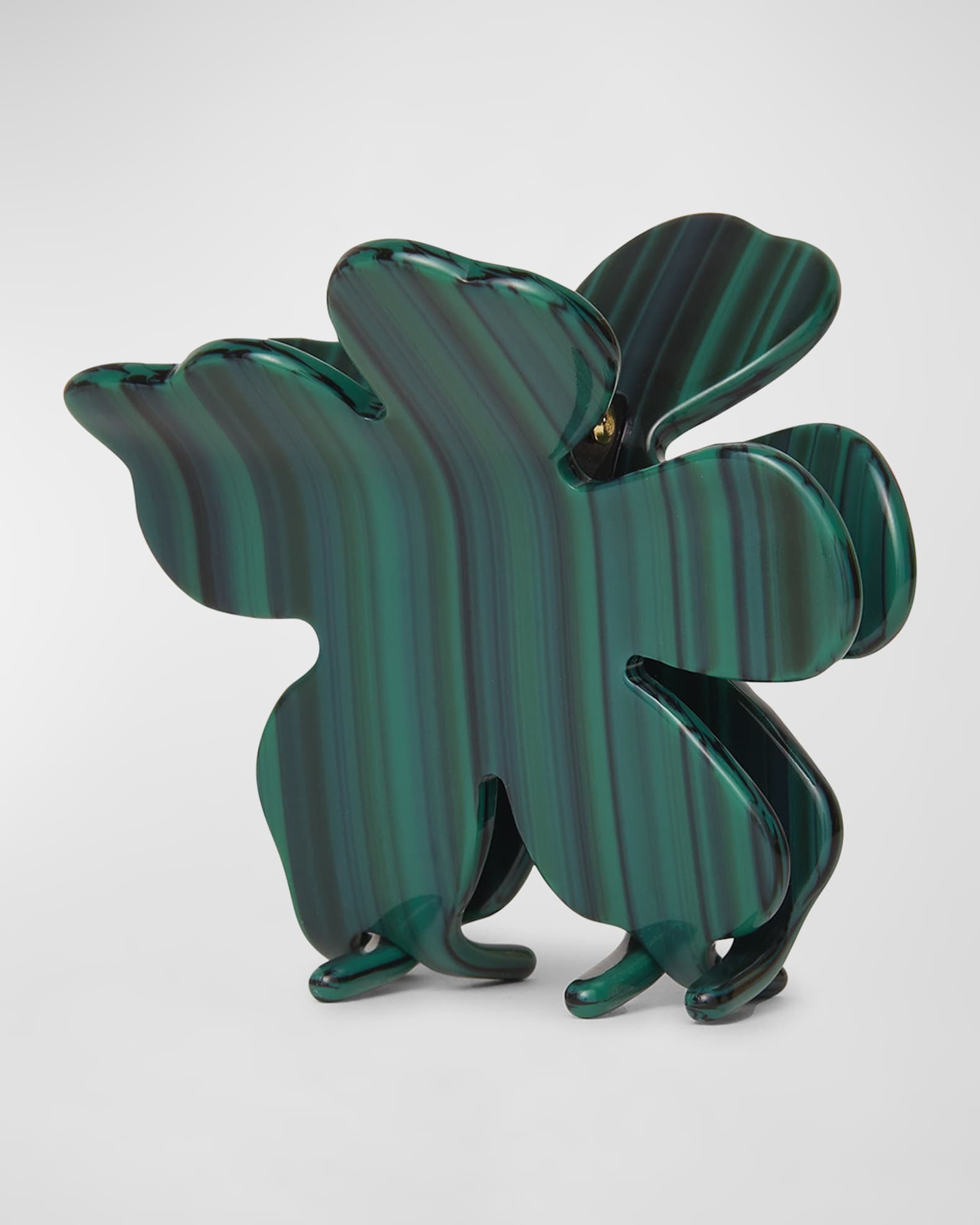 Lele Sadoughi Lily Striped Claw Clip | Neiman Marcus