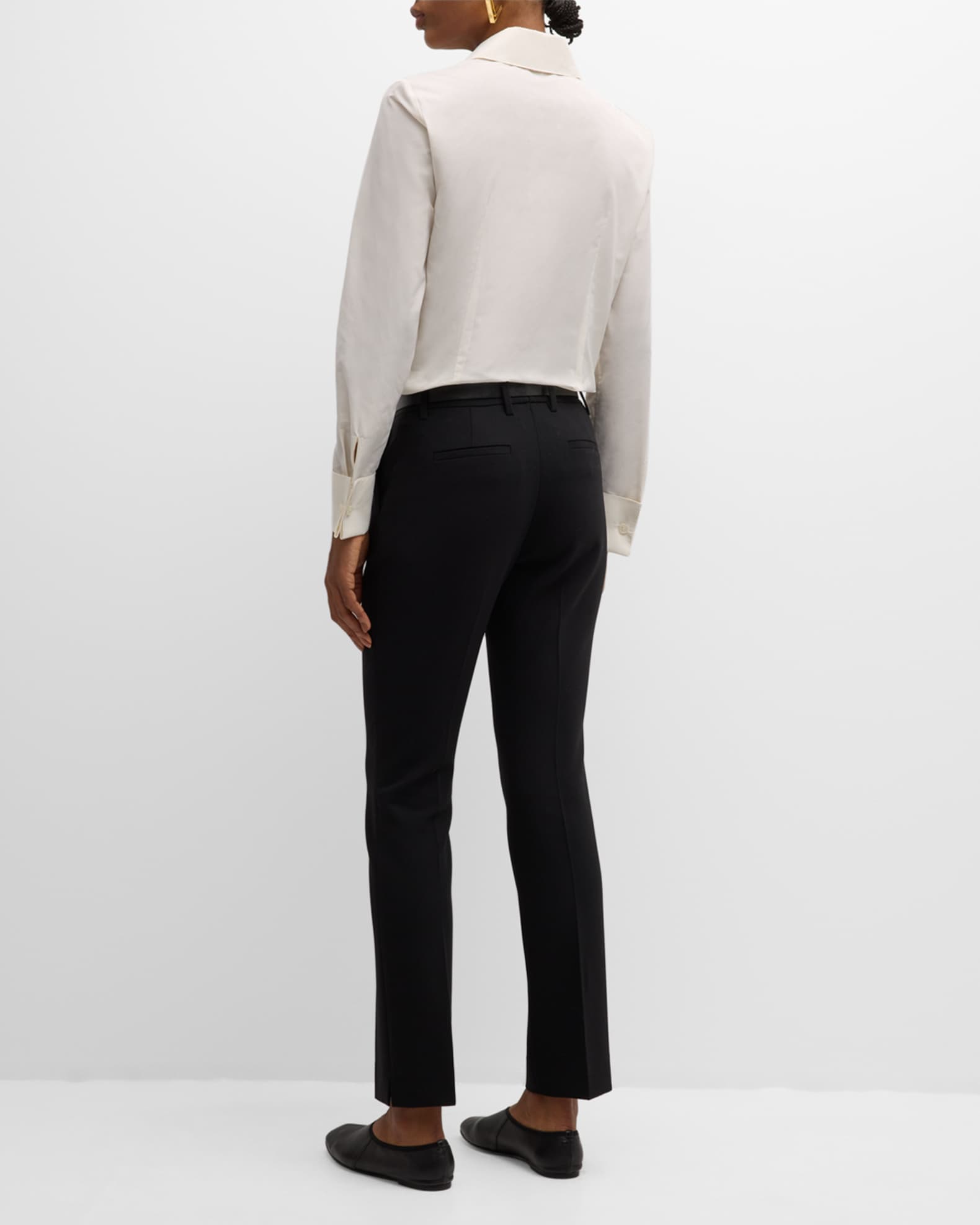 Manhattan Cropped Cigarette Pants | Neiman Marcus