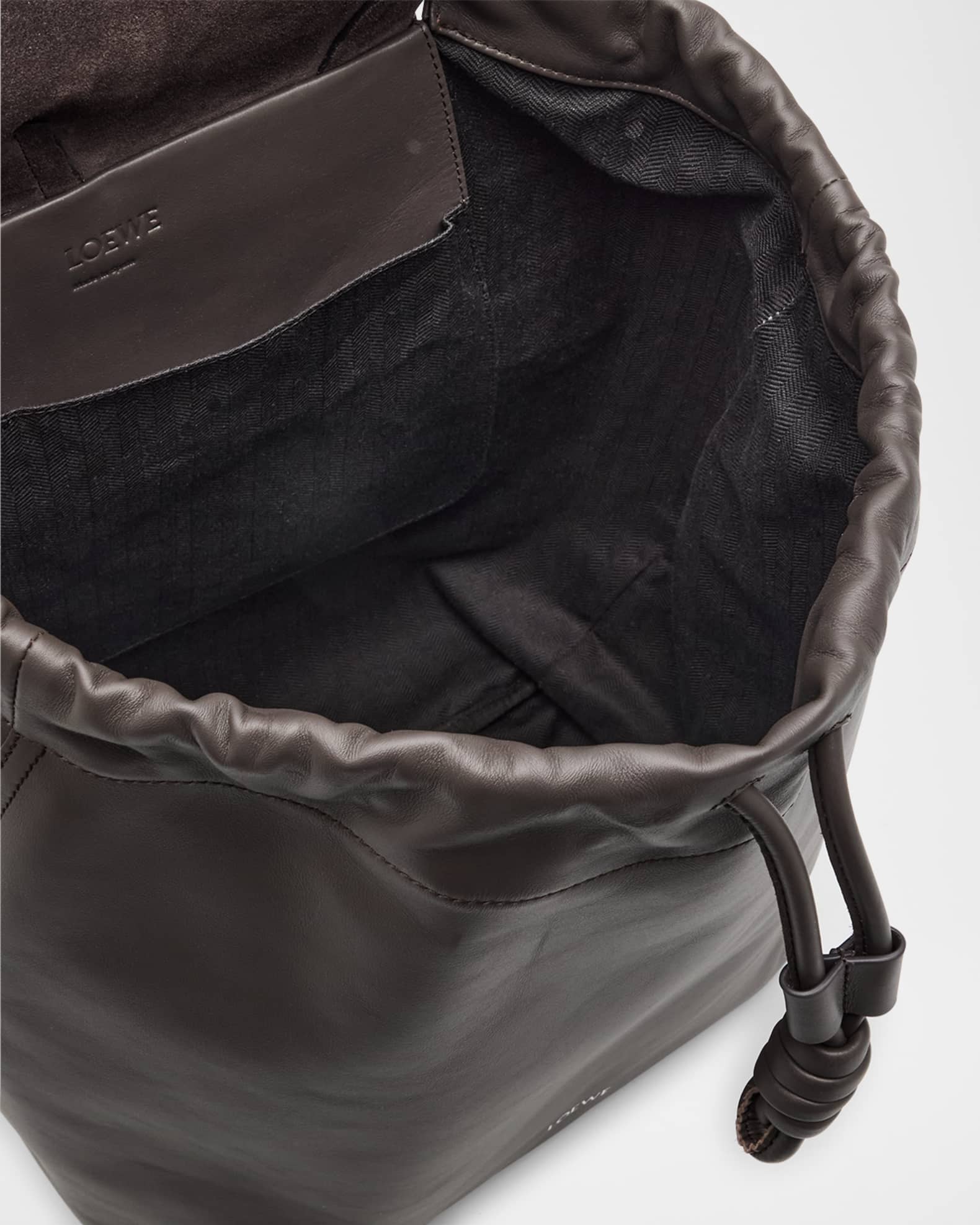 Loewe Men's Flamenco Suede Backpack | Neiman Marcus