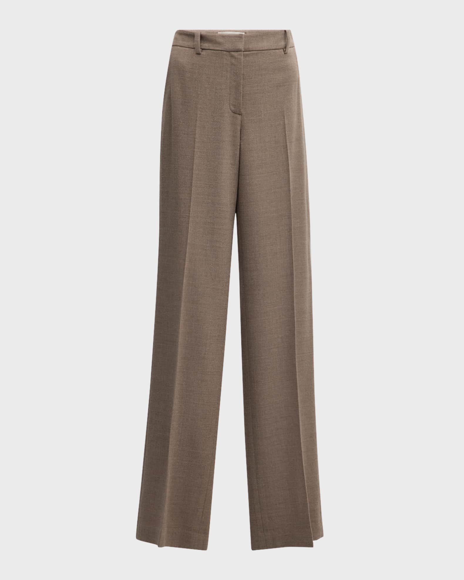 Lafayette 148 New York Gates Straight-Leg Stretch Wool Pants | Neiman ...